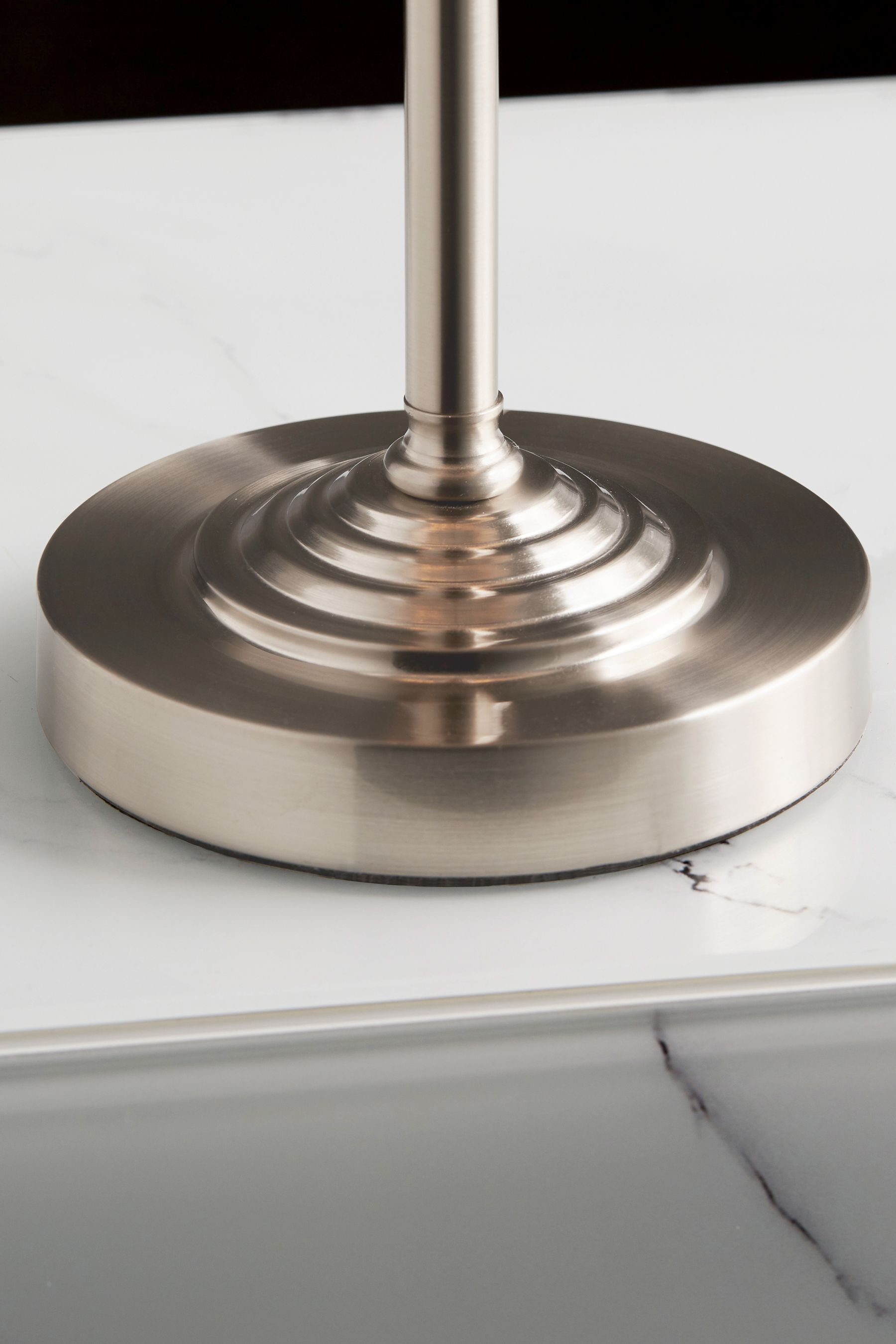 Buy Brushed Chrome Burford Table Lamp from the Next UK online shop