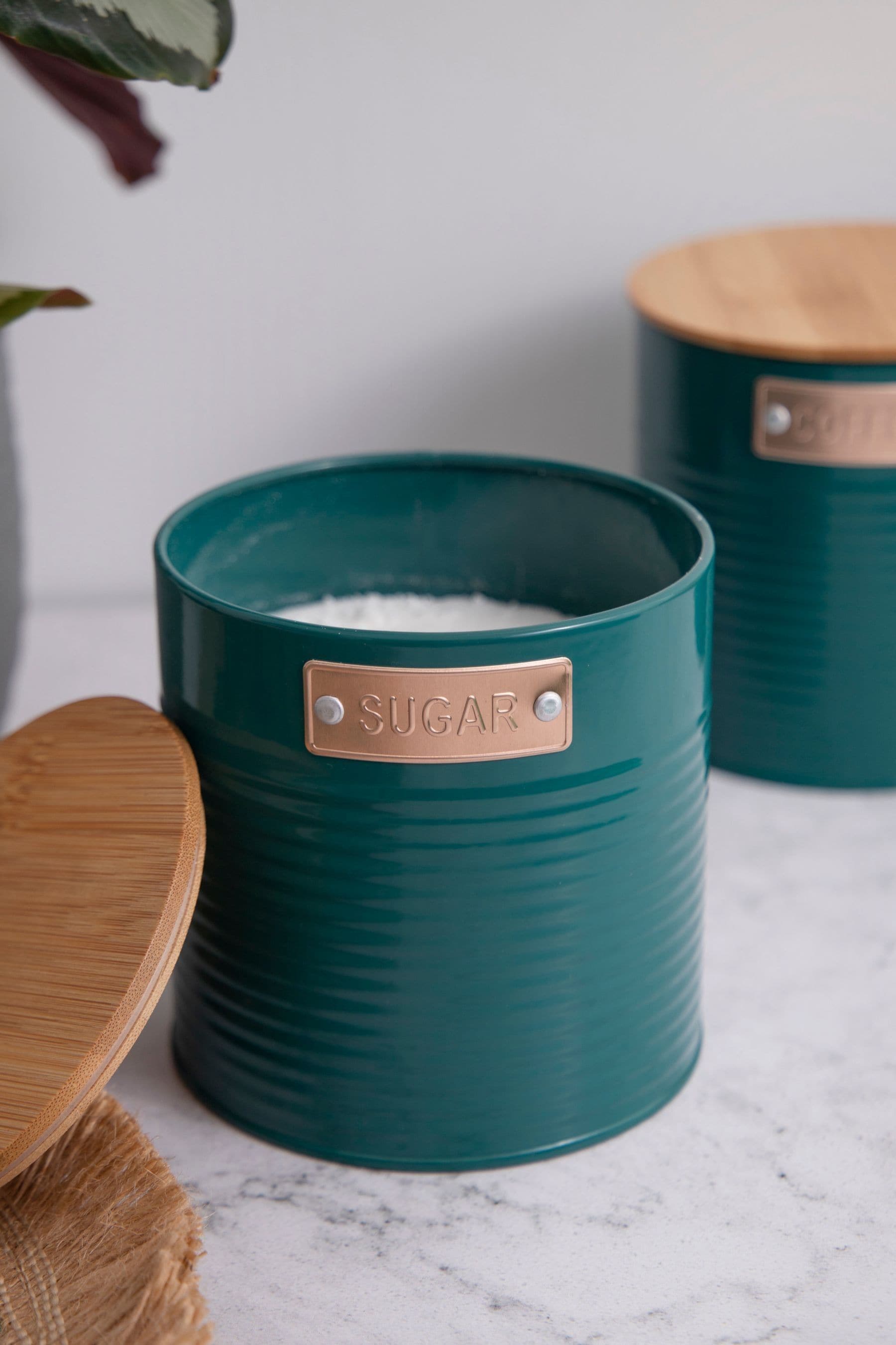Buy Kitchencraft Teal 3 Pieces Storage Canisters from the Next UK ...