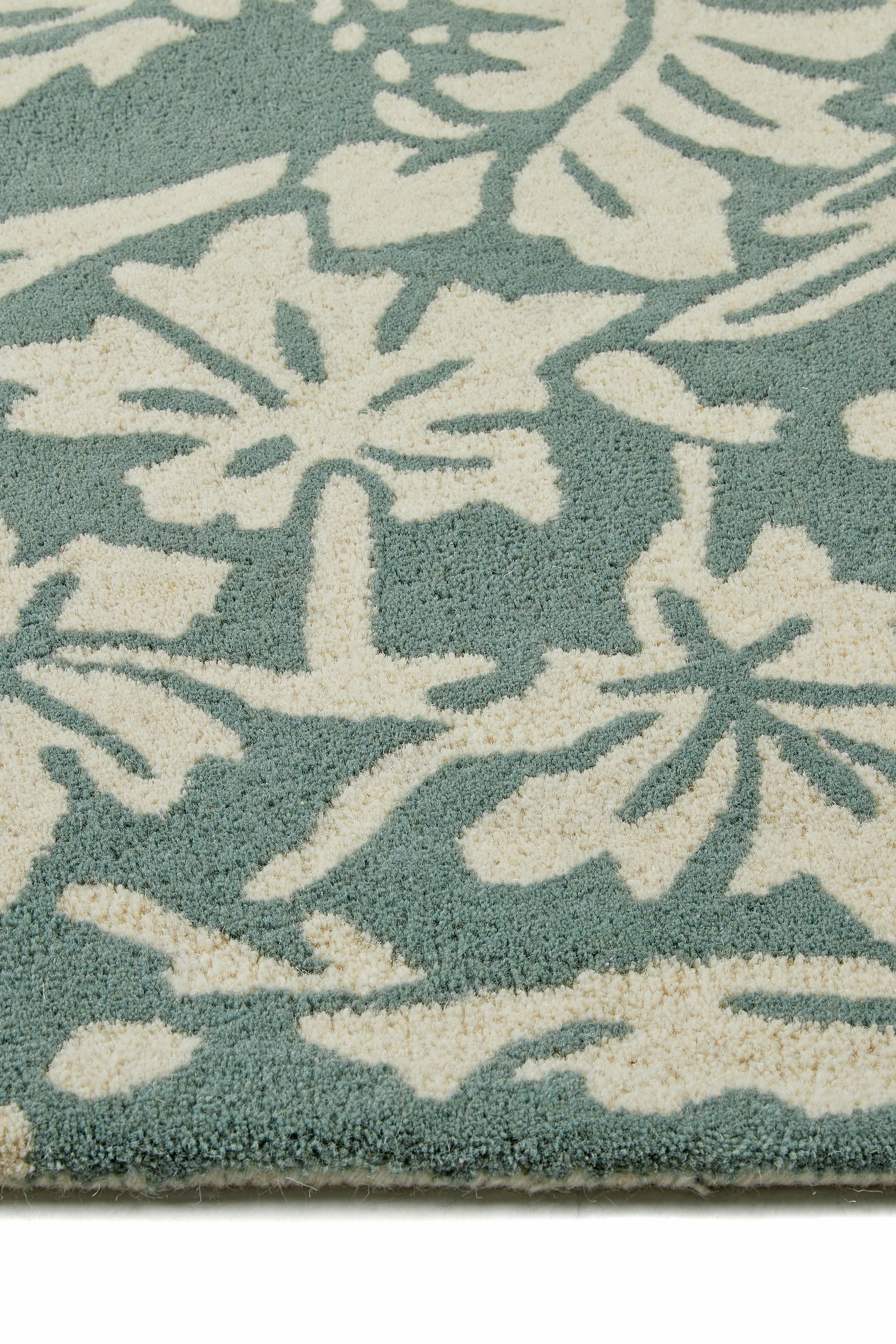 Buy Origin Rug Collection. Soft Teal Green Heritage 2 Rug from the Next ...