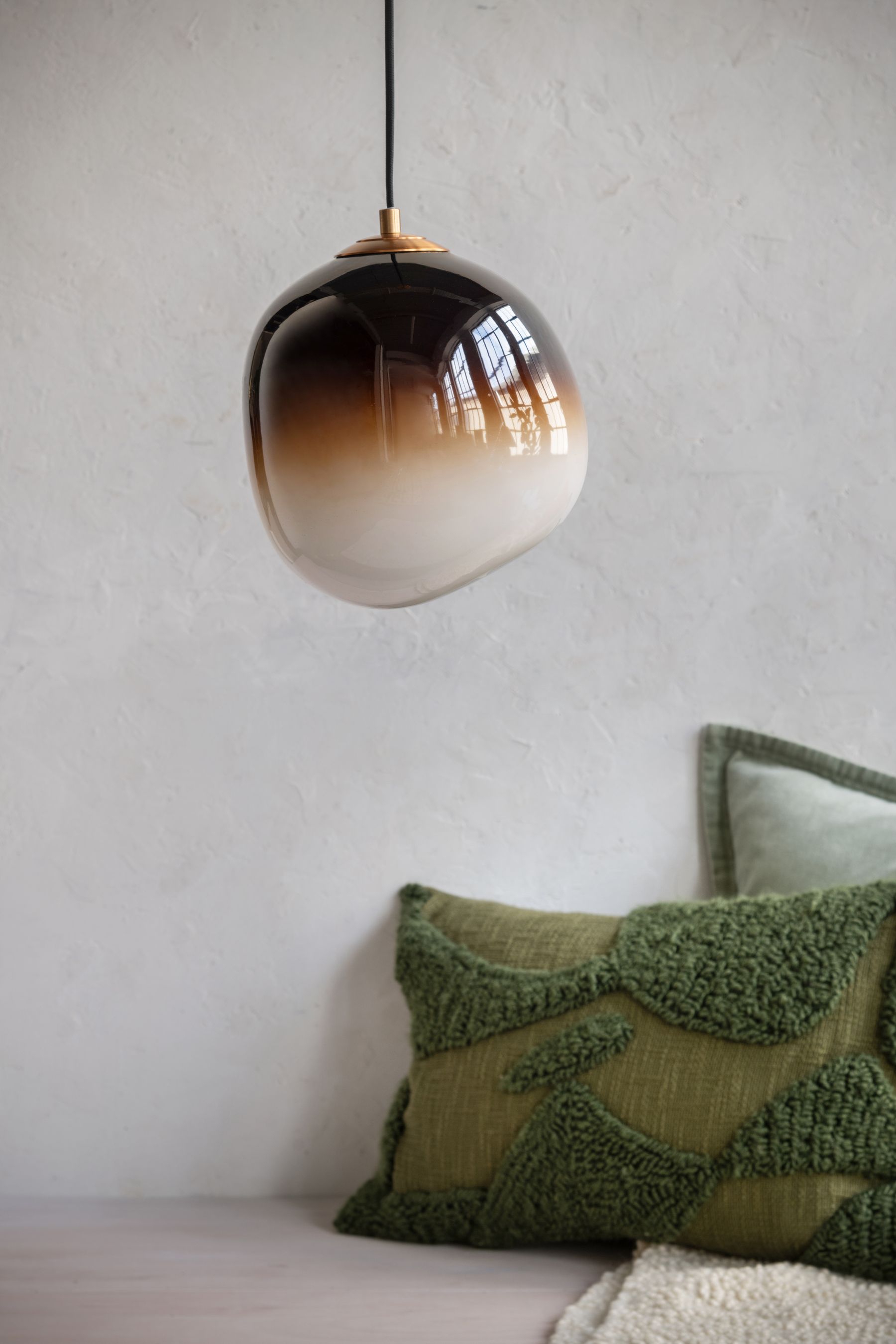 Buy French Connection Brass/Brown Pendant Jamavar Pendant Ceiling Light ...