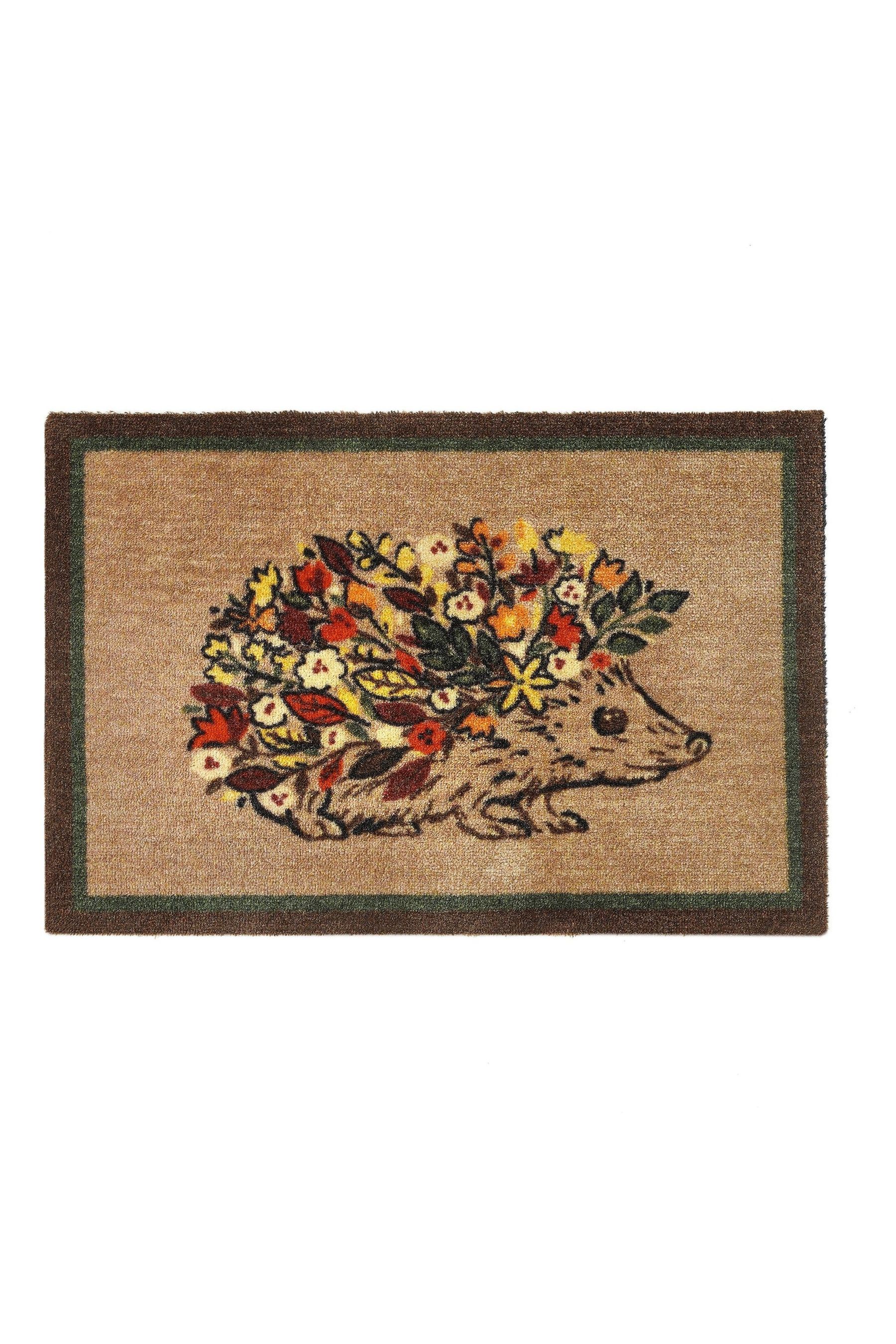 Buy My Mat Floral Hedgehog Doormat from the Next UK online shop