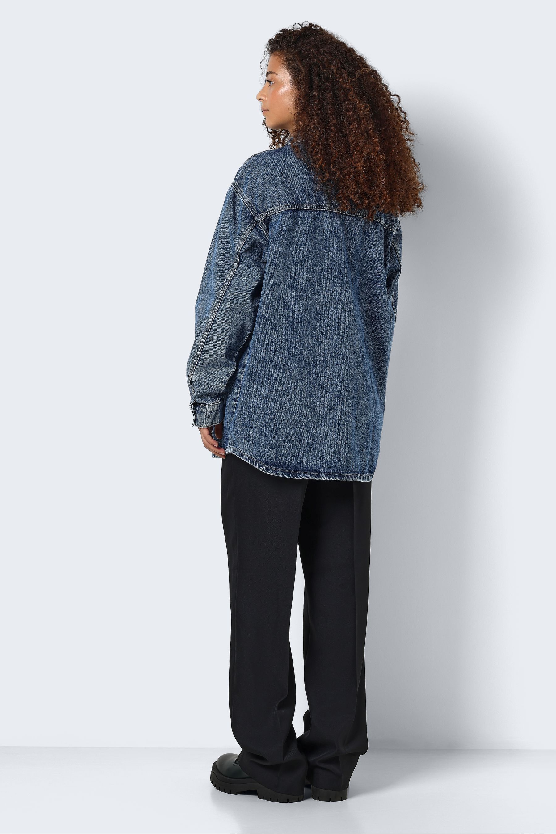 Buy NOISY MAY Blue Oversized Denim Shacket from the Next UK online shop