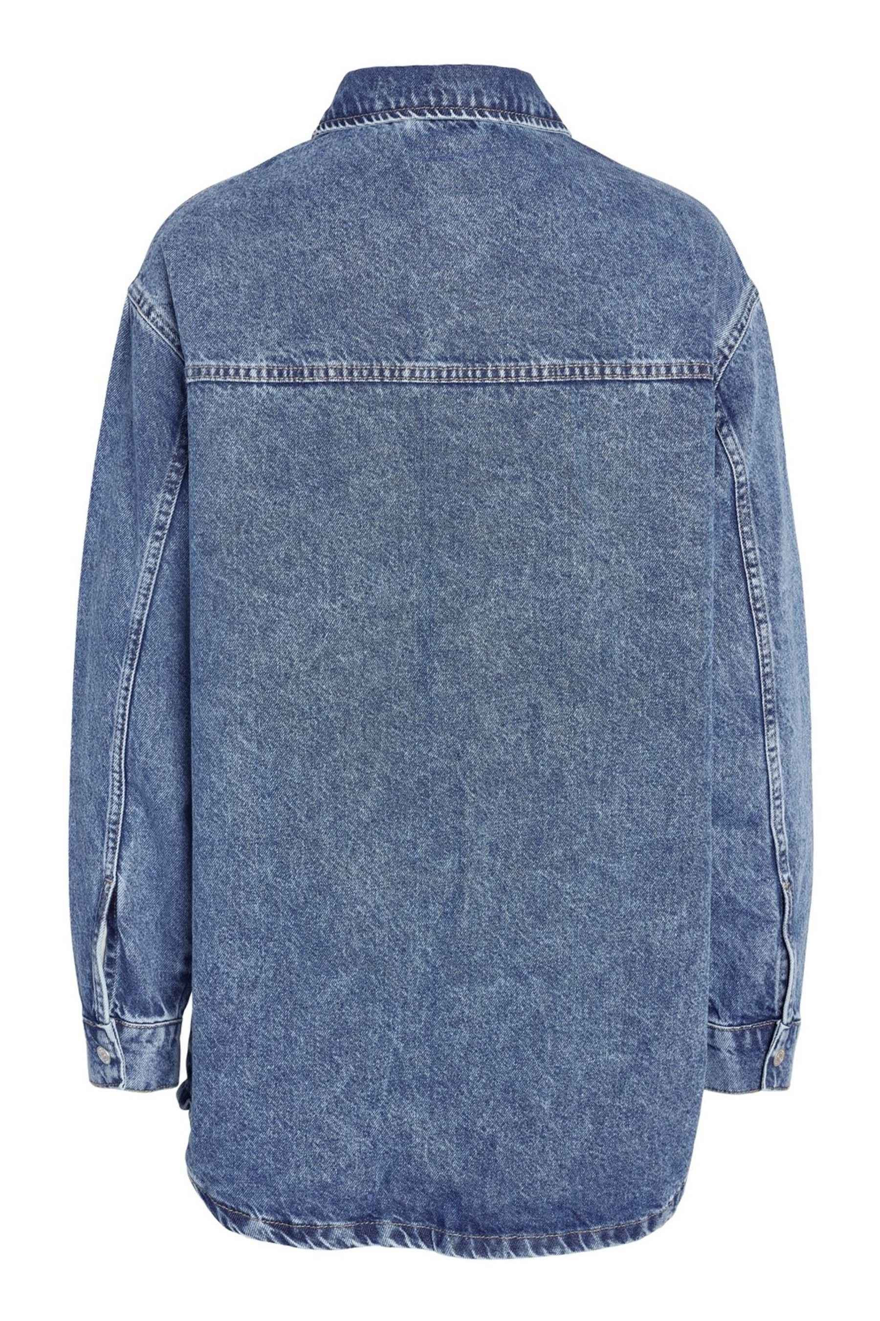 Buy NOISY MAY Blue Oversized Denim Shacket from the Next UK online shop