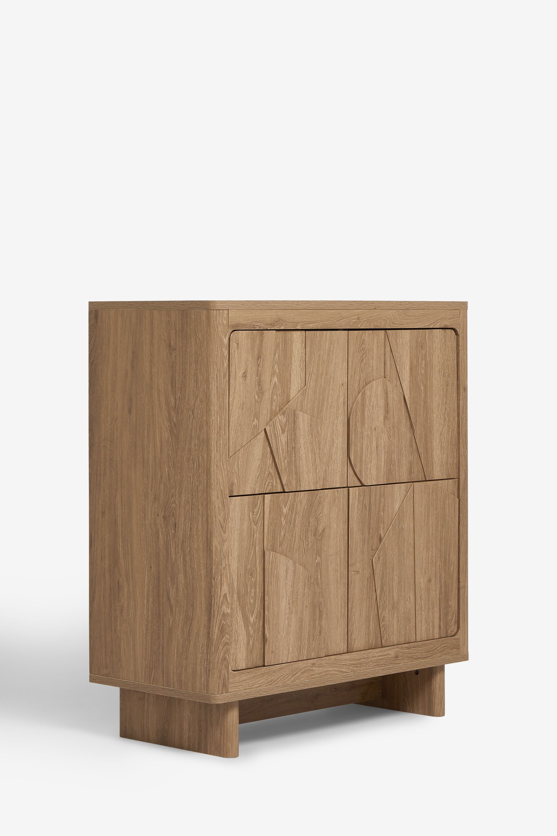 Buy Dark Rowan Oak Effect Tall Cabinet from the Next UK online shop