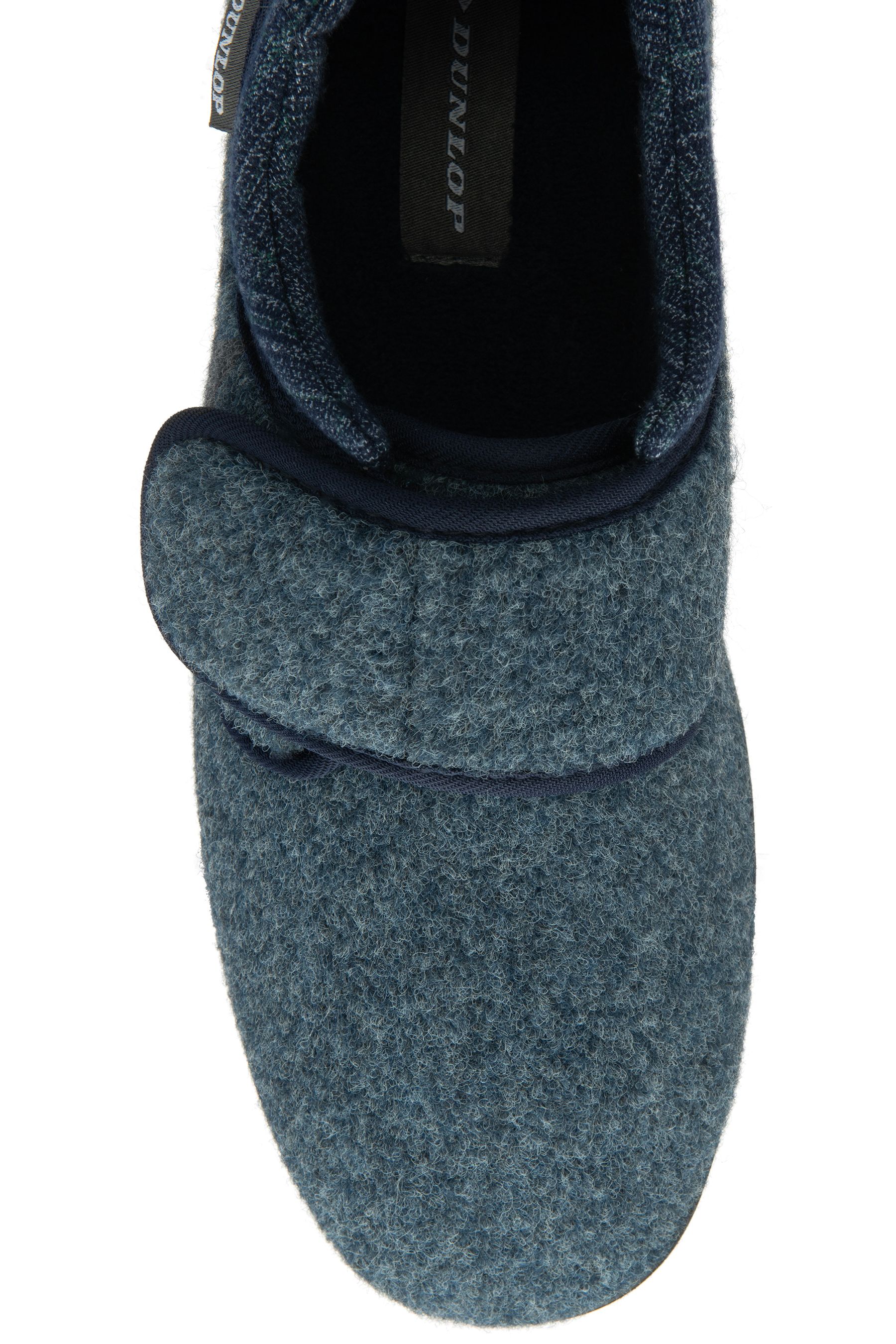 Buy Dunlop Blue Mens Touch Fastening Full Slippers from the Next UK ...