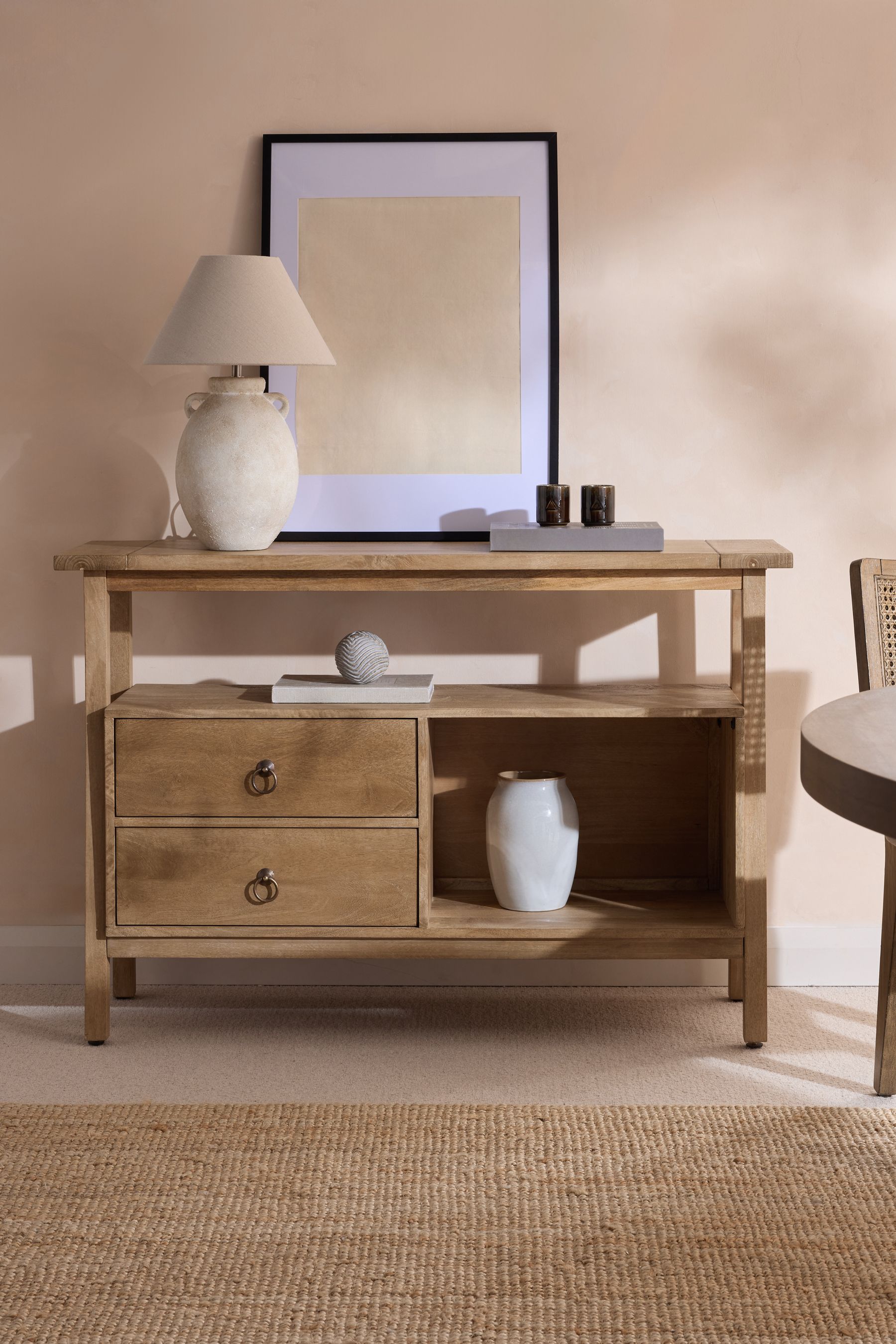 Buy Natural Hector Mango Wood Console Table from the Next UK online shop