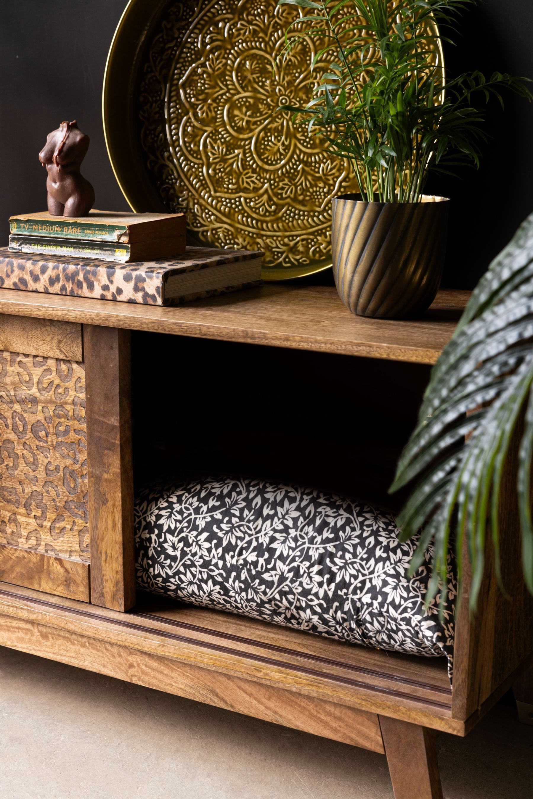 Buy Rockett St George Mango Wood Leopard TV Unit from the Next UK ...