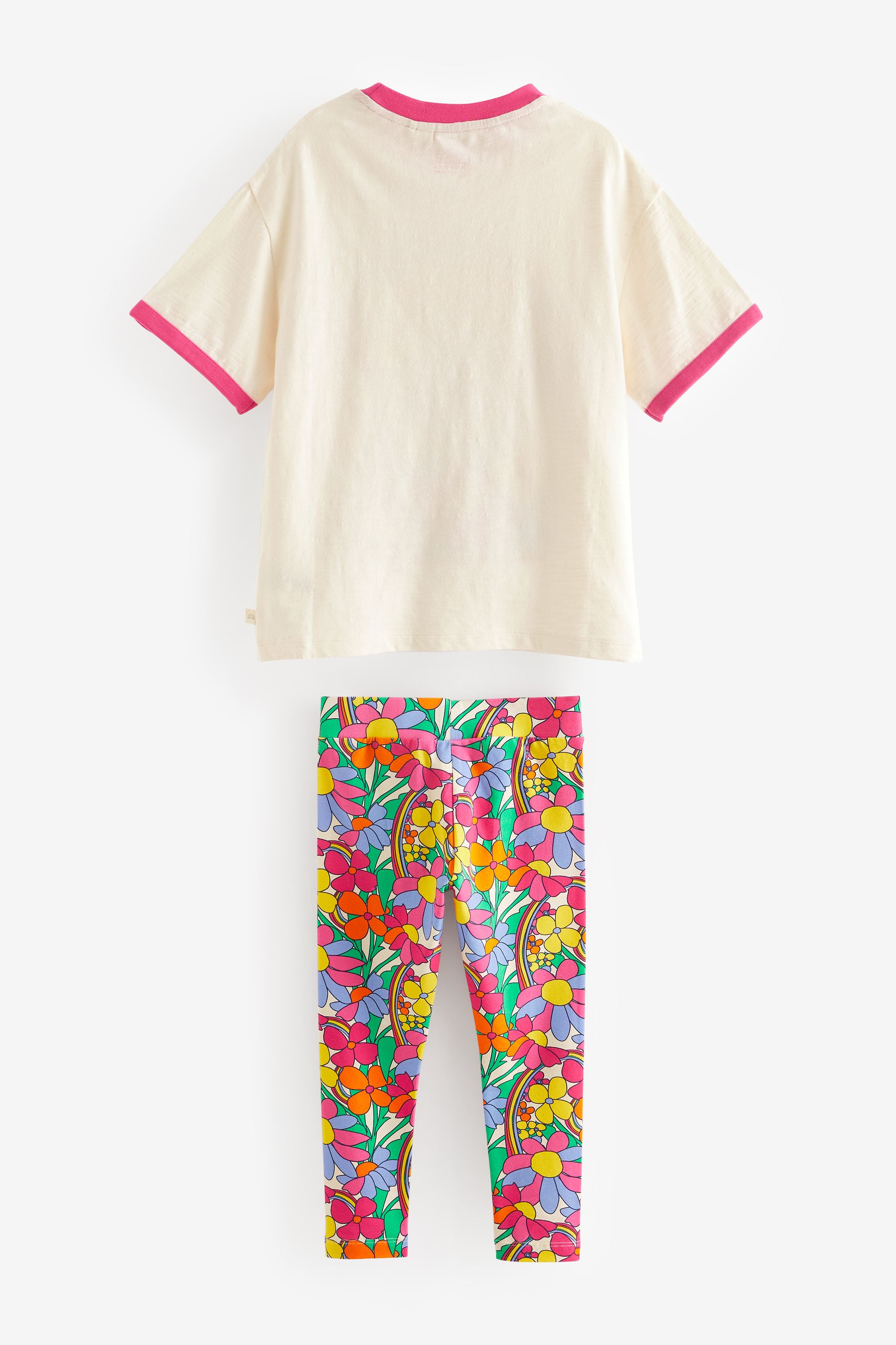 Buy Little Bird by Jools Oliver Pink Happy T-Shirt and Legging Set from ...