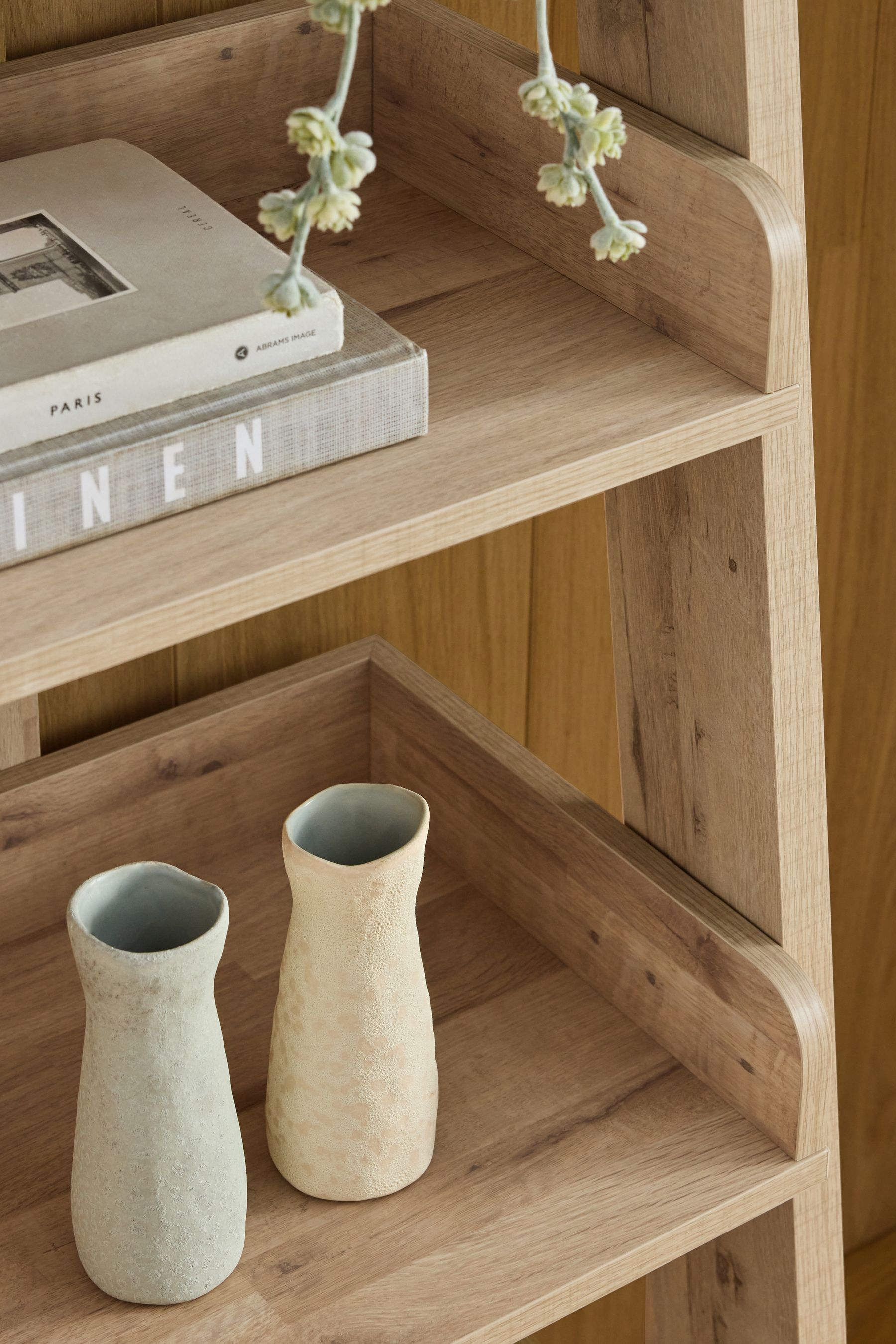 Buy Light Bronx Oak Effect Ladder Shelf from the Next UK online shop