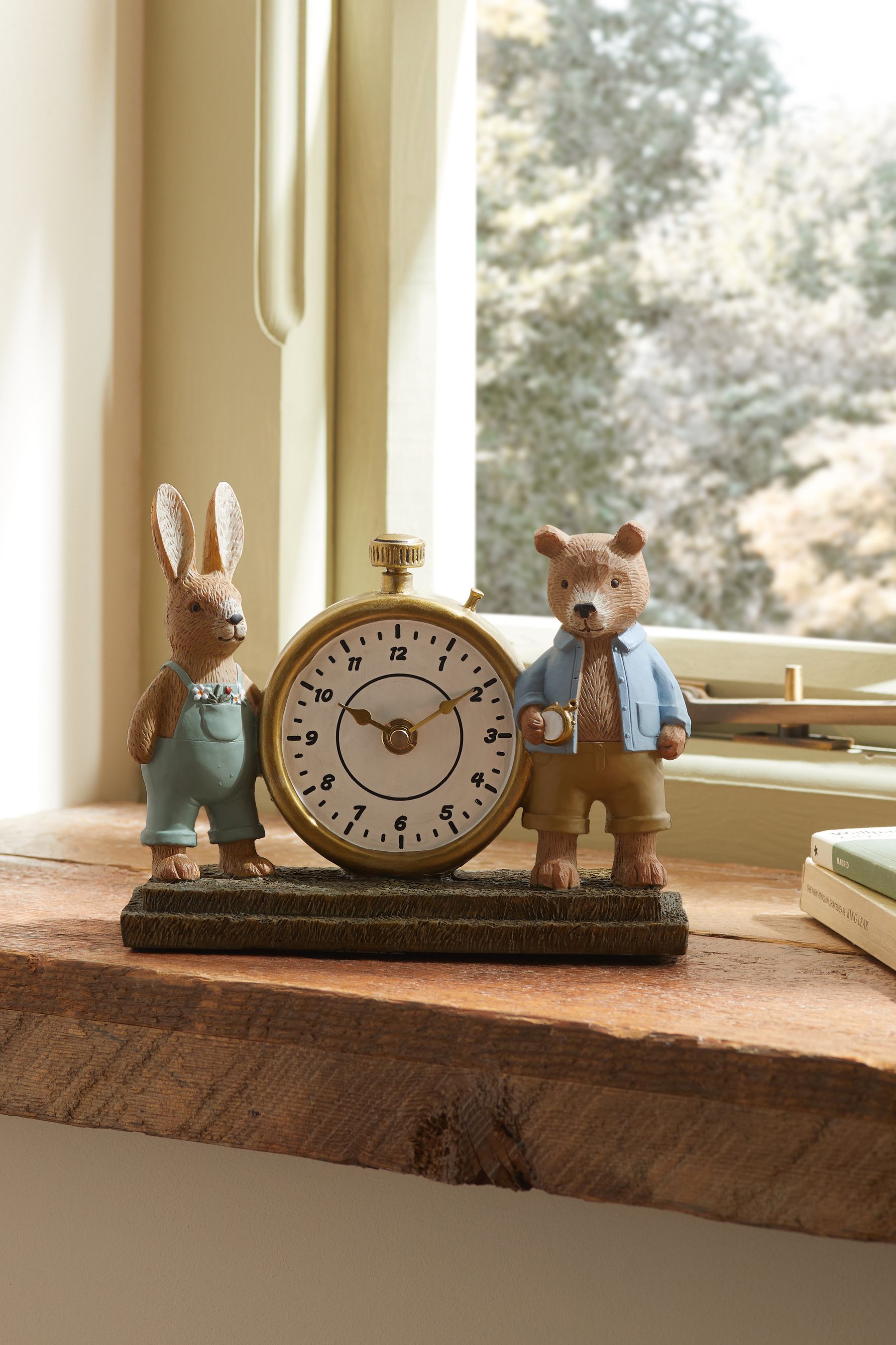 Buy Multi Rosie Rabbit and Bertie Bear Mantel Clock from the Next UK ...