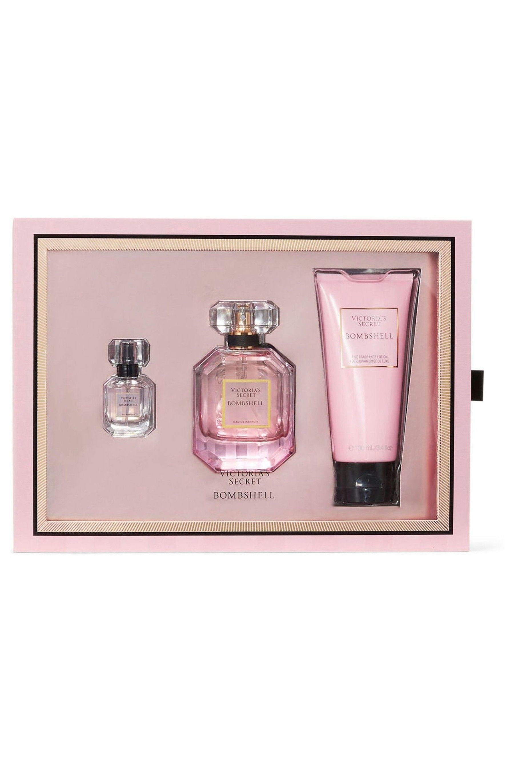 Buy Victoria's Secret Bombshell Perfume 3 Piece Fragrance Gift Set from ...