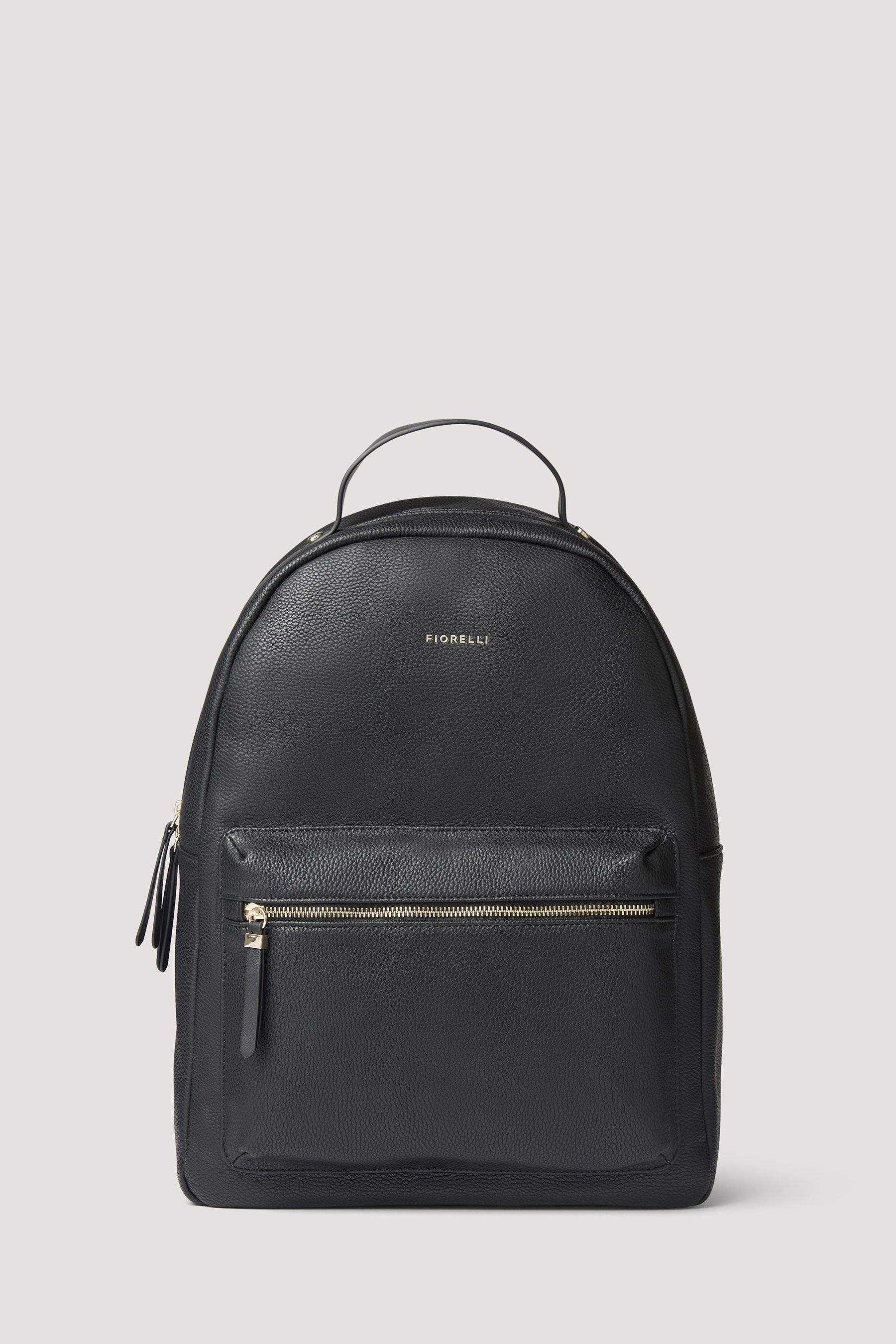 Buy Fiorelli Anouk Casual Grain Sleek Black Backpack from the Next UK ...