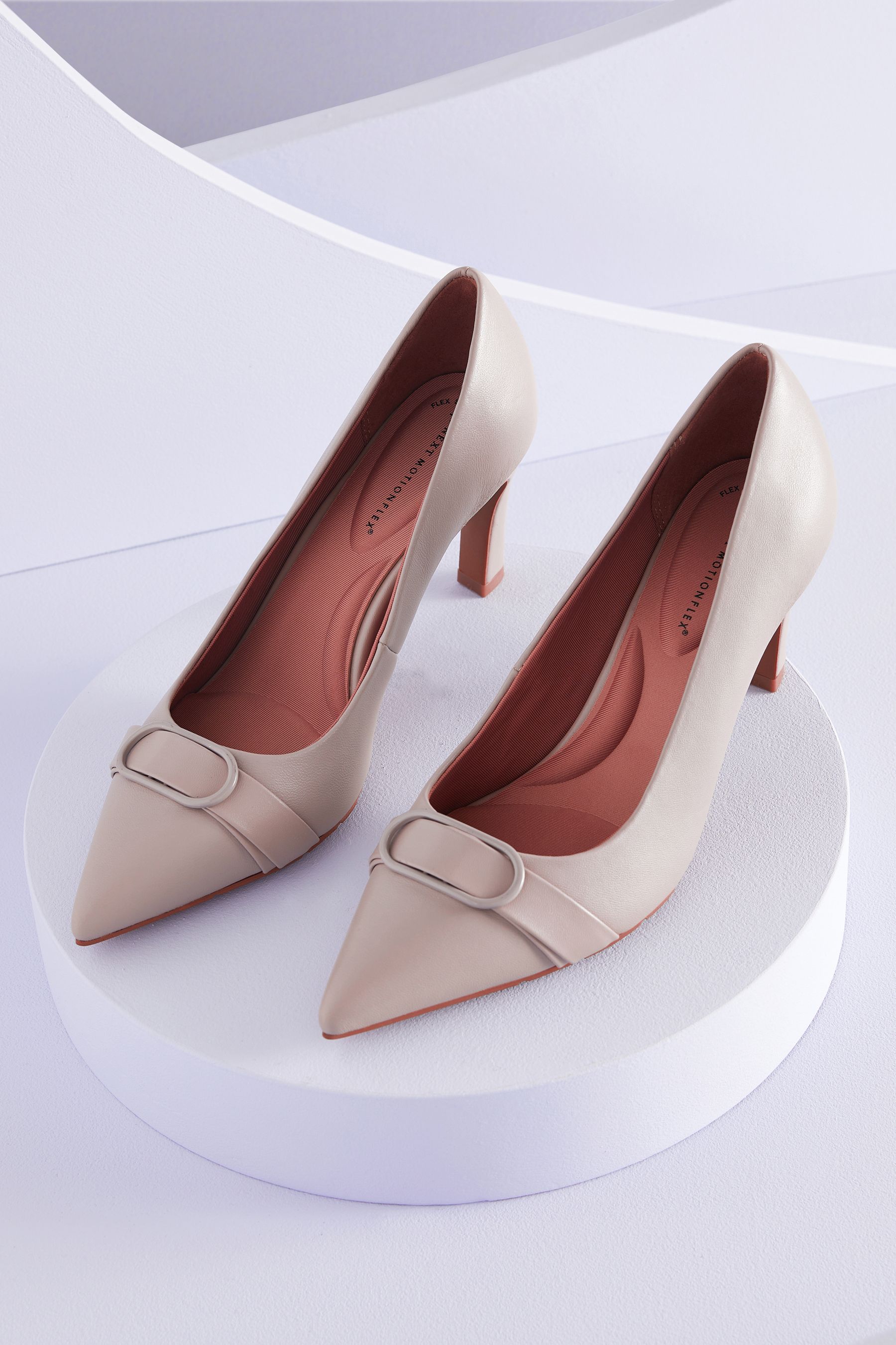 Buy Forever Comfort With Motionflex Hardware Trim Court Shoes from Next ...