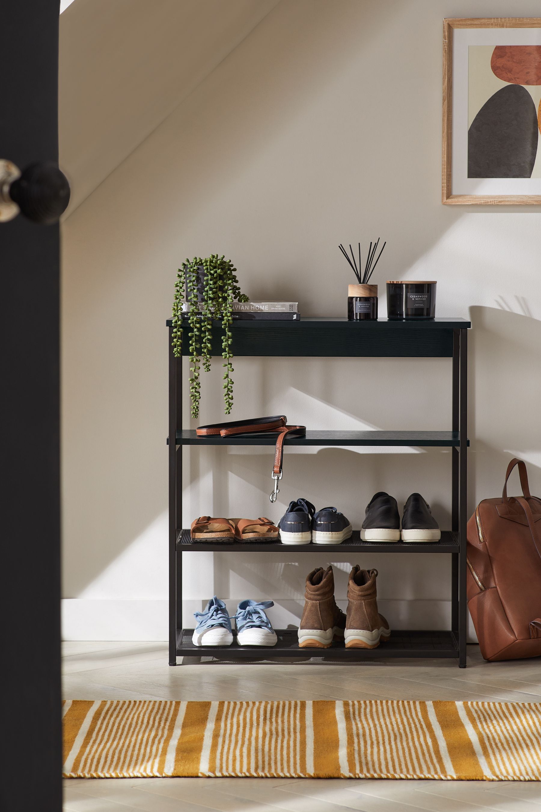 Buy Black Bronx Console Shoe Storage from the Next UK online shop