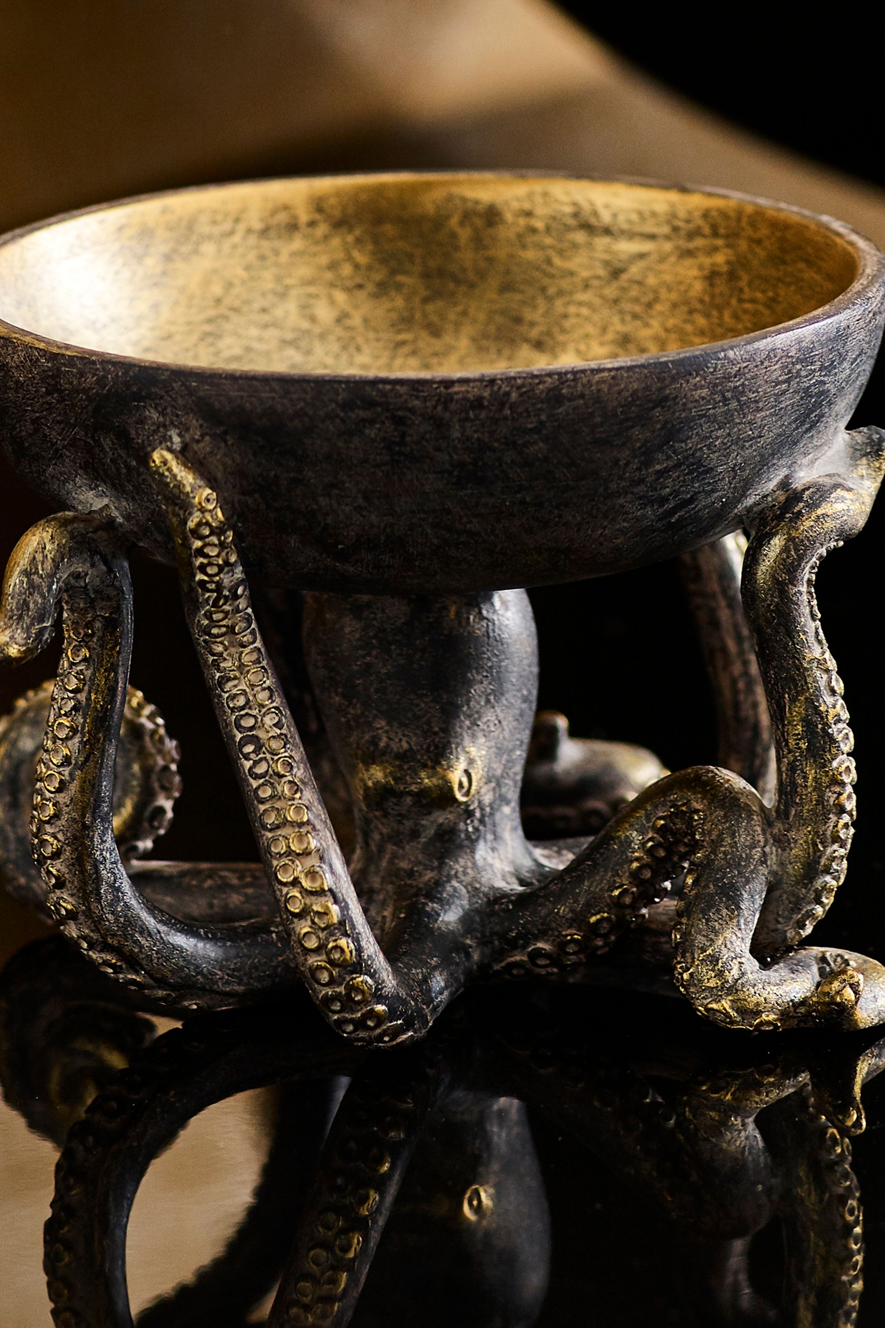 Buy Black Octopus Soap Dish Ornament from the Next UK online shop