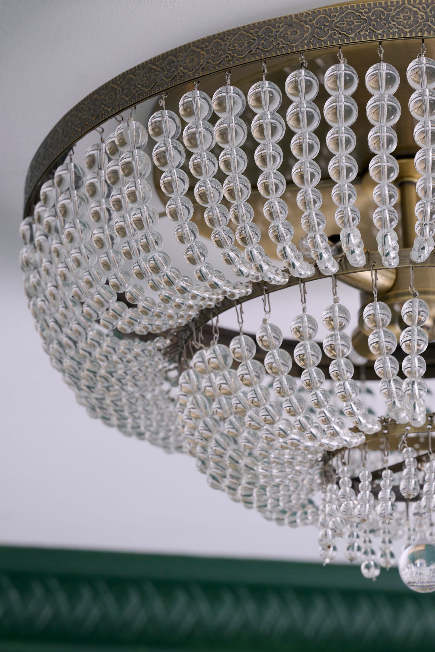 Buy Brass Bamburgh 3 Light Flush Fitting Ceiling Light from the Next UK ...