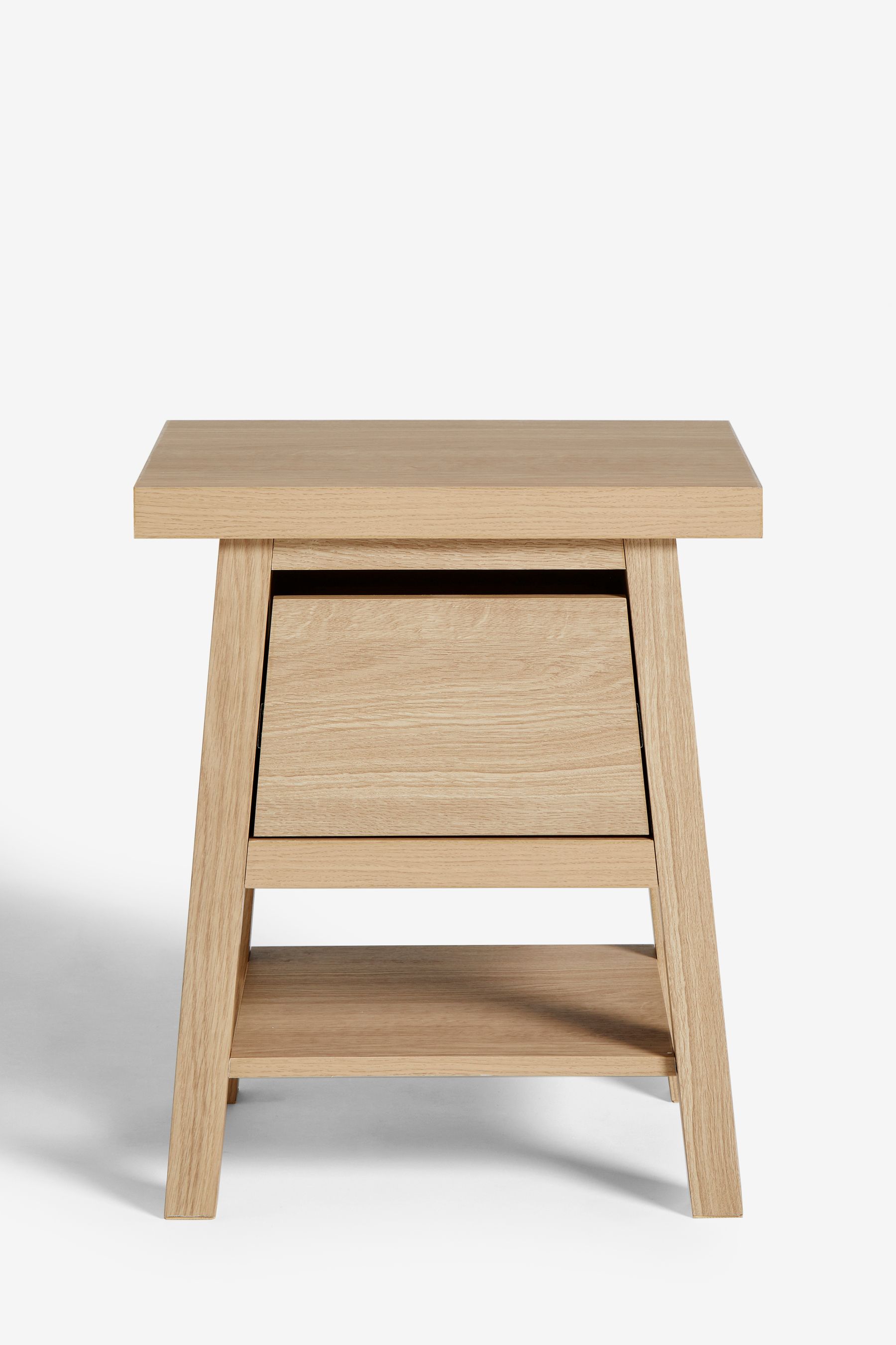 Buy Light Oak Effect 1 Drawer Bedside Table from the Next UK online shop