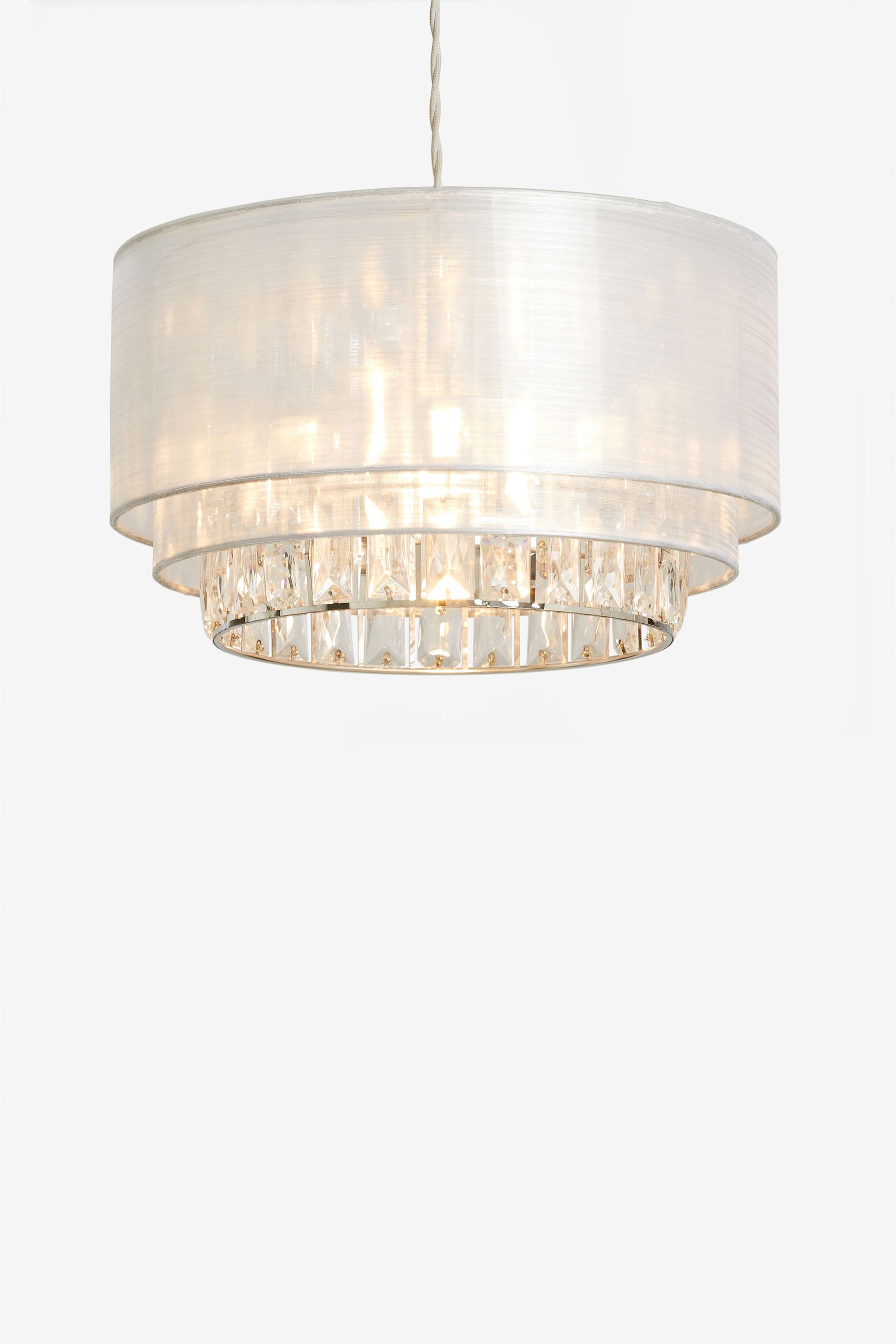Buy Clear Ella Easy Fit Lamp Shade from the Next UK online shop
