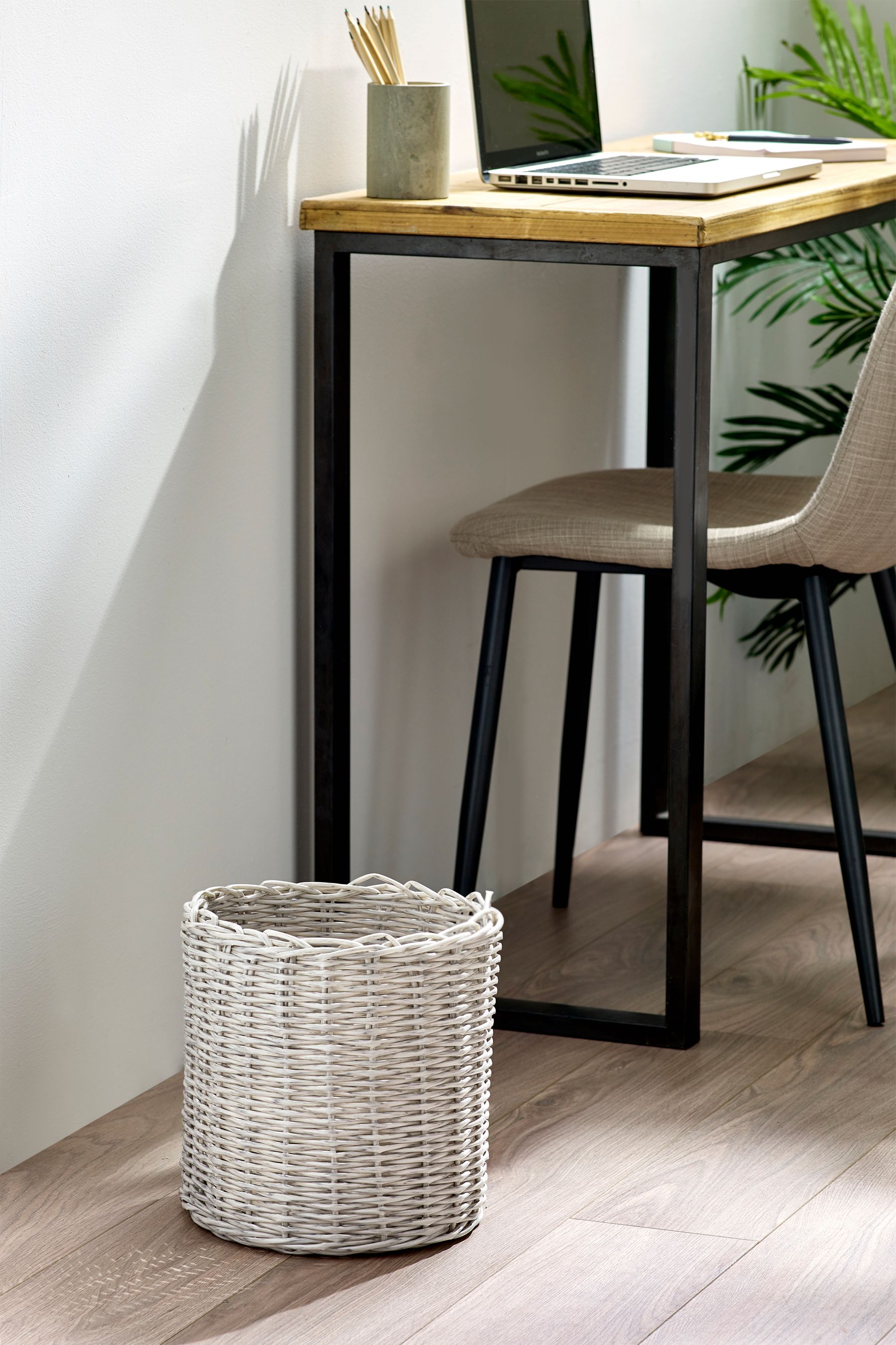 Buy Grey Woven Bin from the Next UK online shop