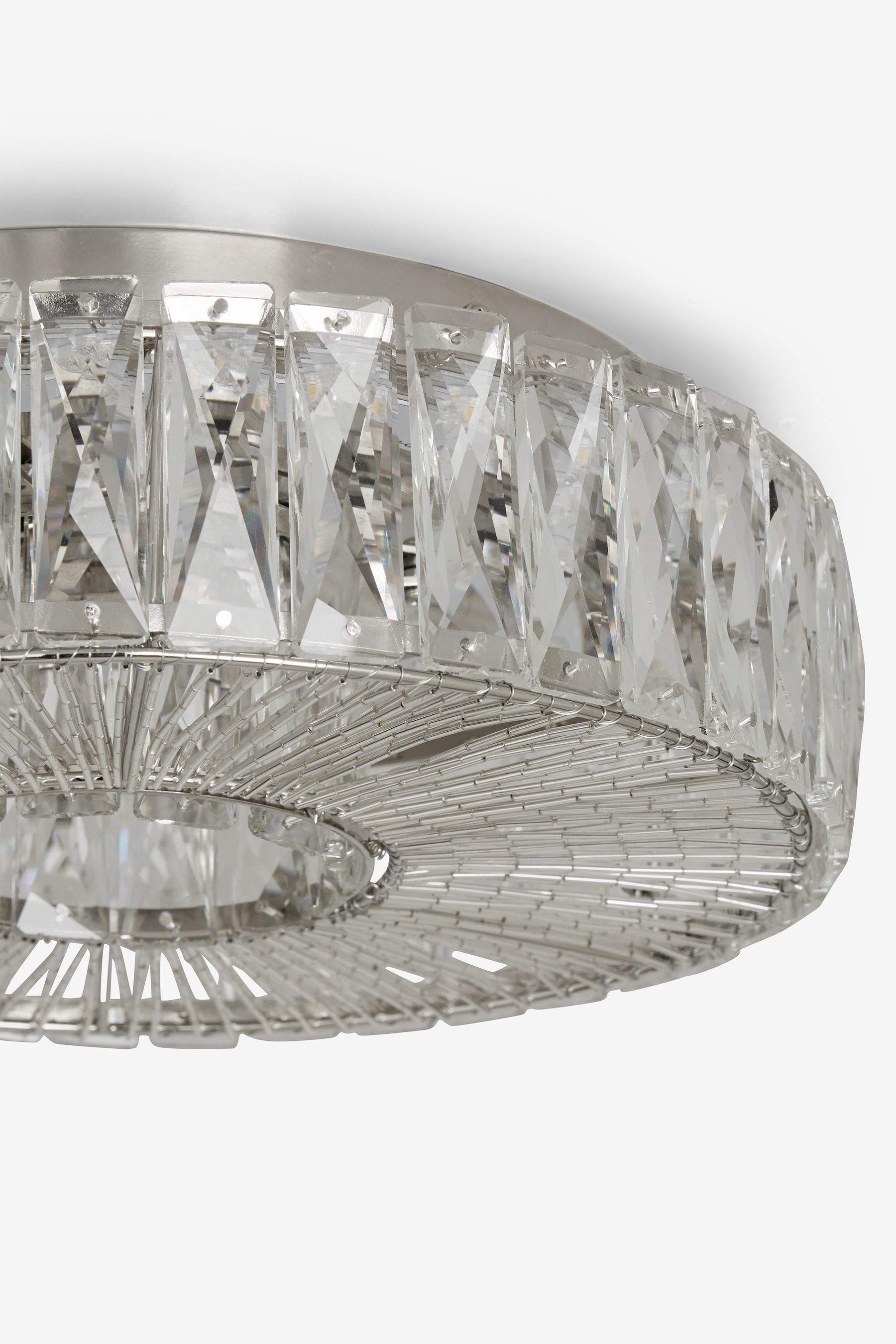 Buy Clear Aria Small Flush Fitting Ceiling Light from the Next UK ...