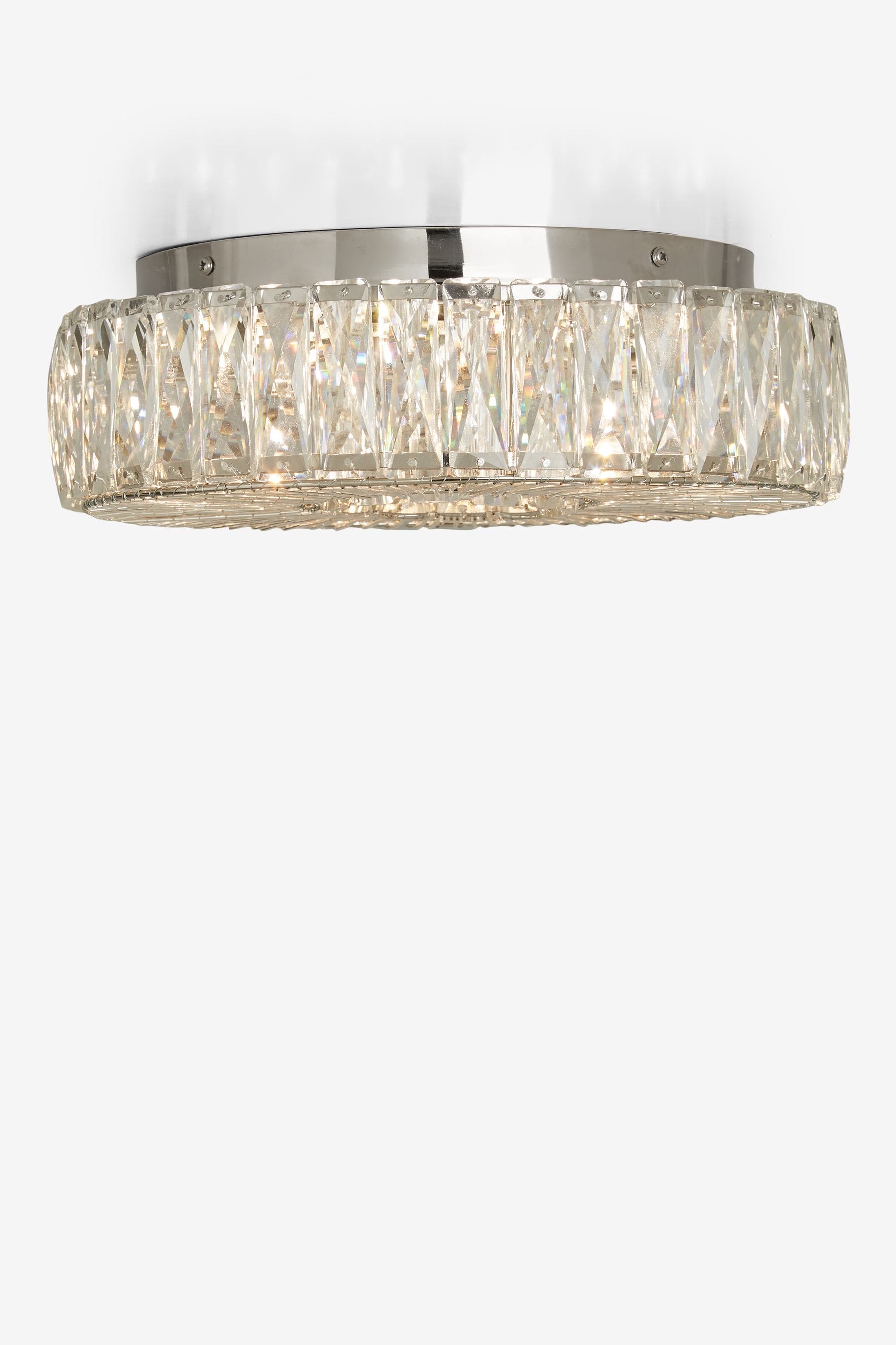 Buy Clear Aria Small Flush Fitting Ceiling Light from the Next UK ...