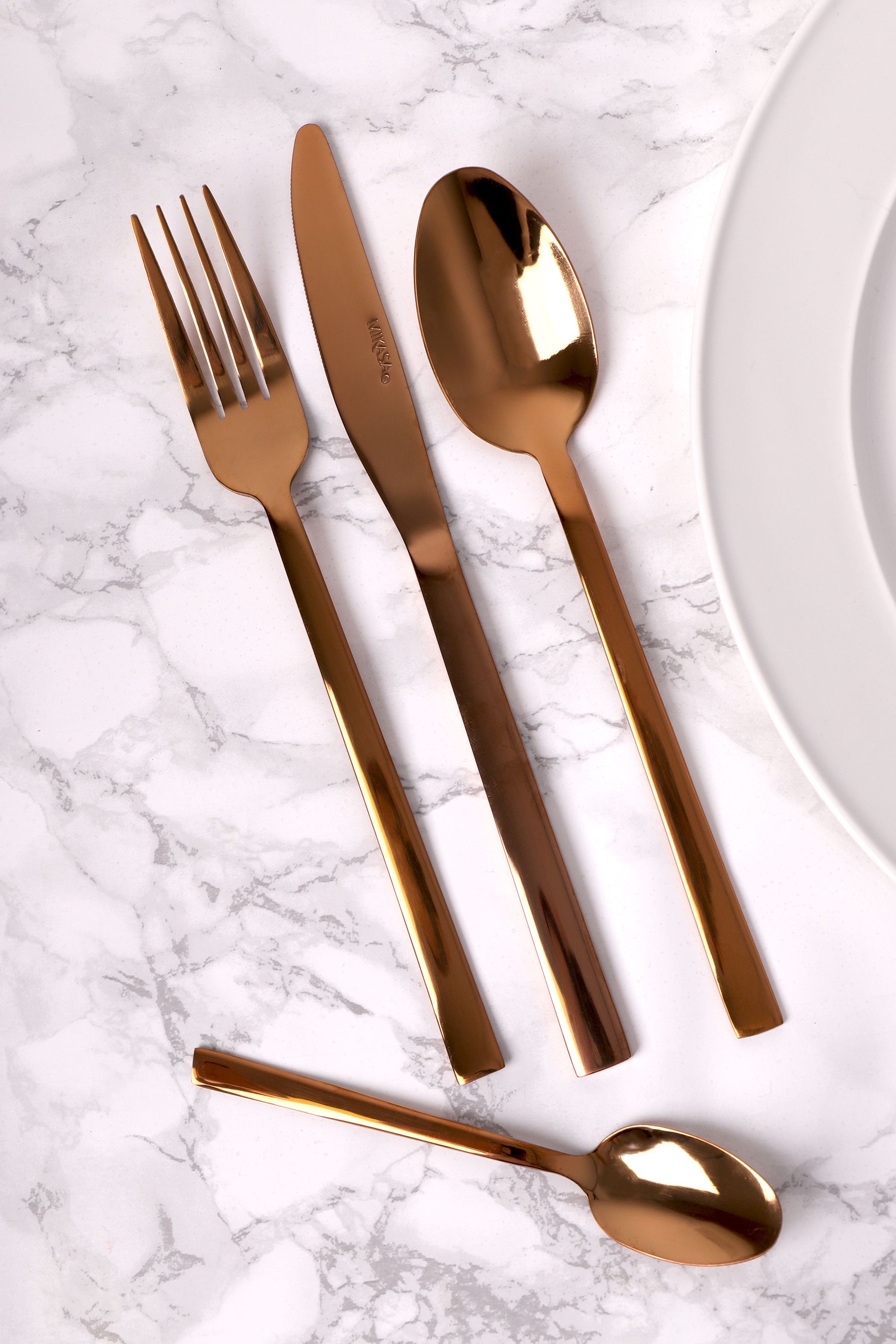 Buy Mikasa 16 Piece Gold Diseno Cutlery Set from the Next UK online shop