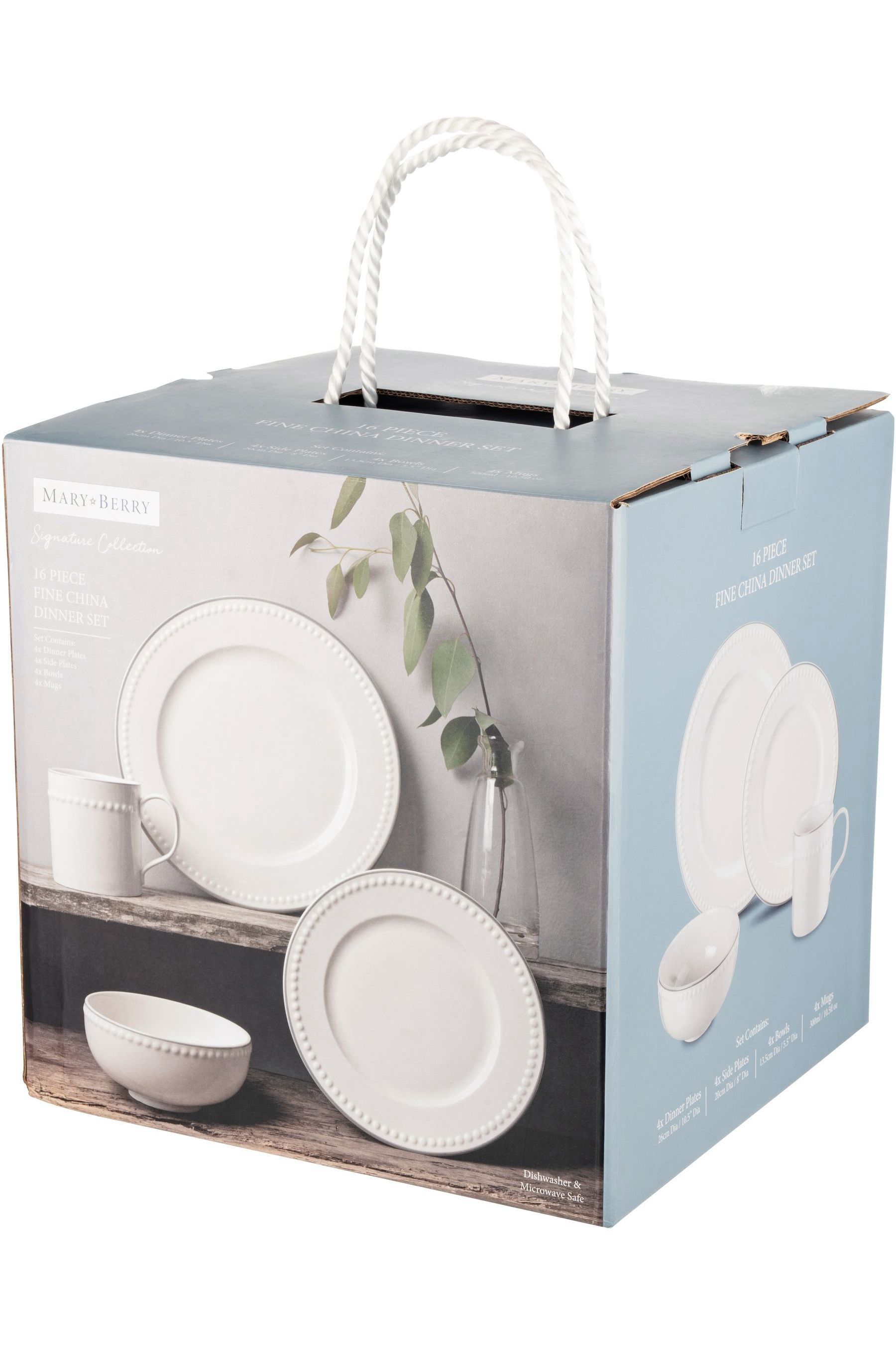 Buy Mary Berry 16 Piece White Signature Dinner Set from the Next UK ...