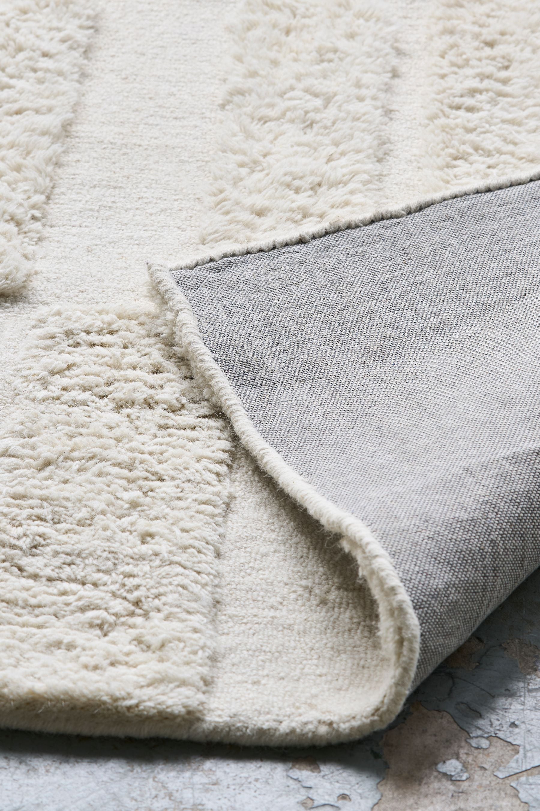 Buy French Connection Cream Watamu Wool Tufted Rug from the Next UK ...