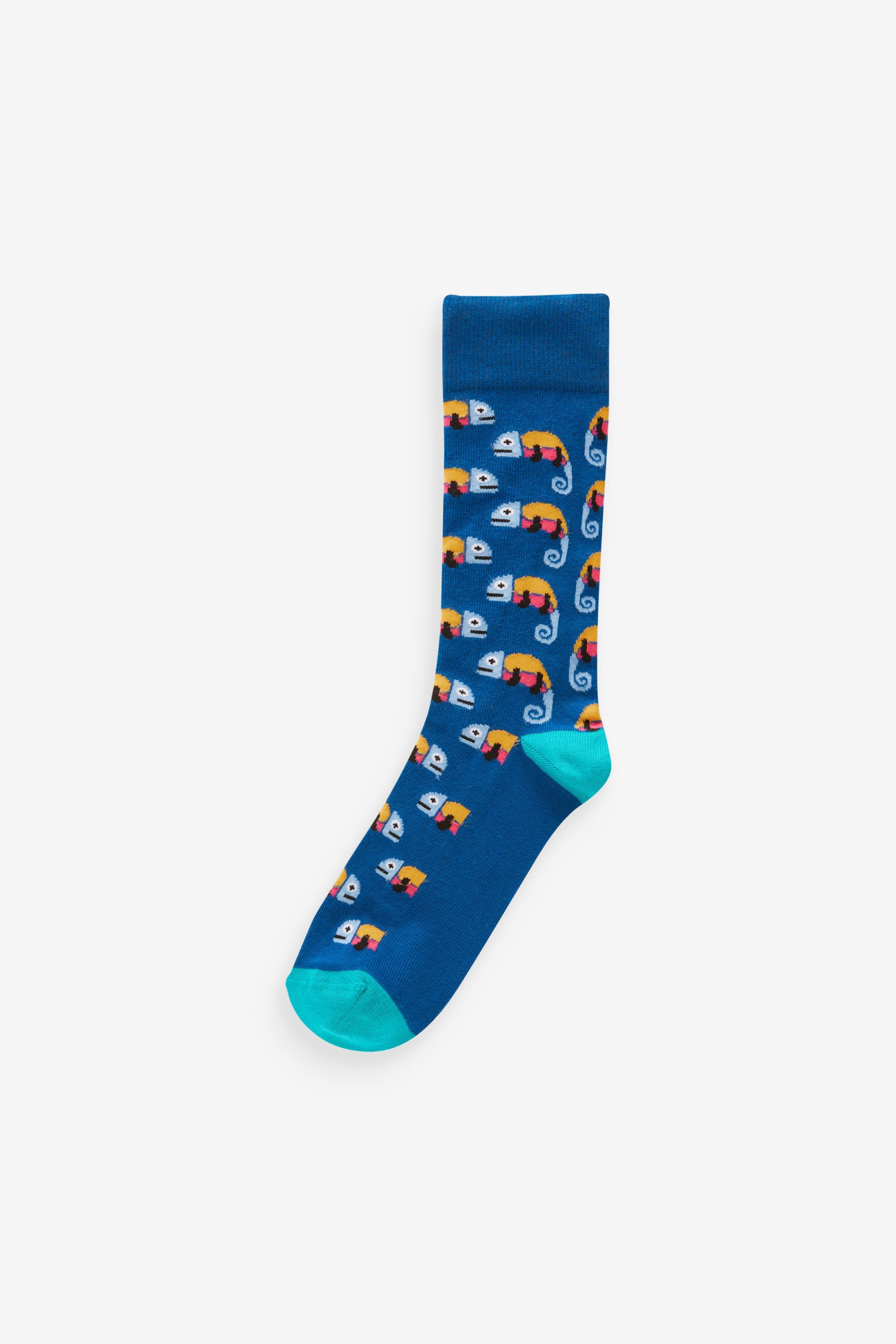 Buy Bright Animals Fun Pattern Socks 8 Pack from the Next UK online shop