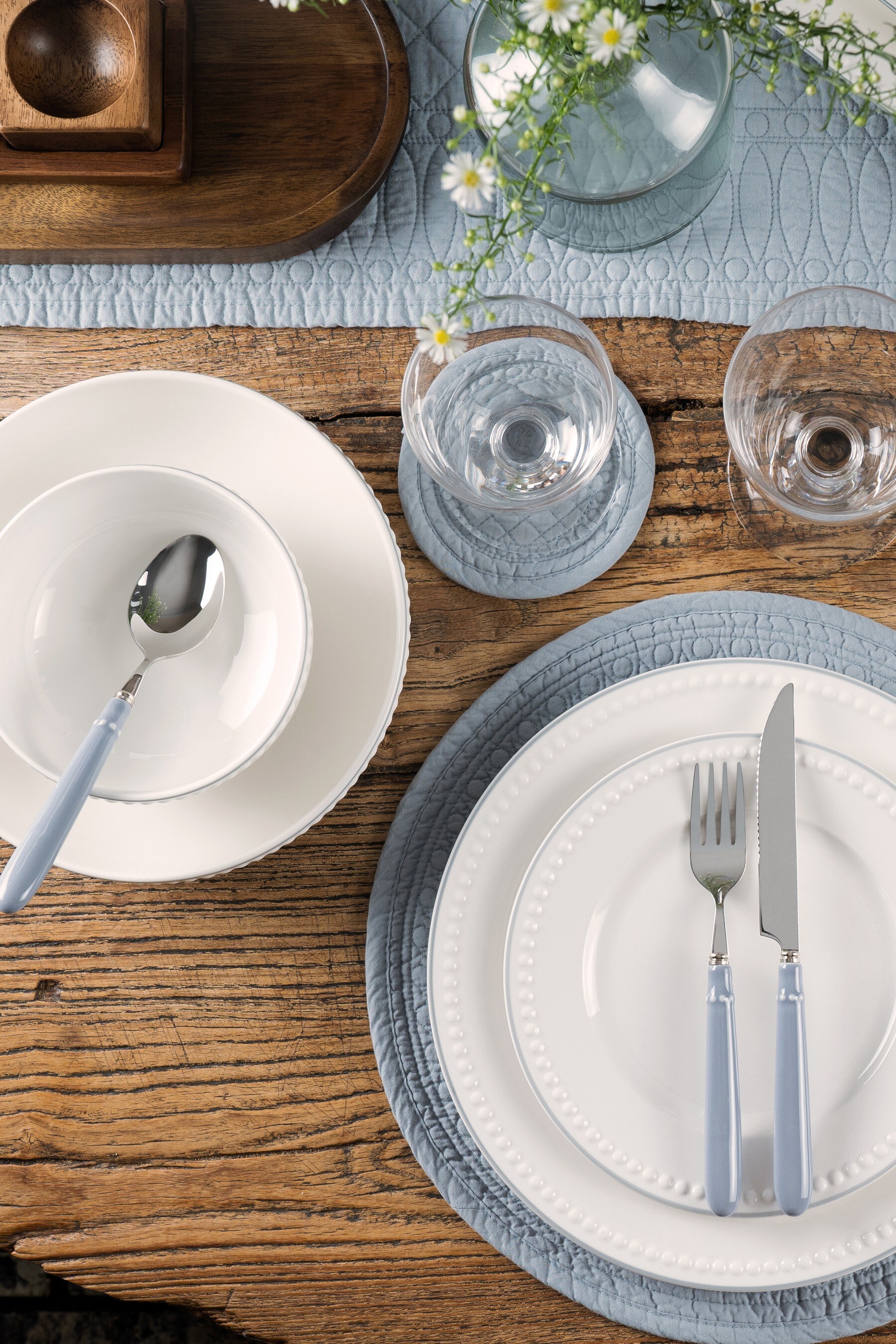 Buy Mary Berry Set of 16 Grey Signature Cutlery Set from the Next UK ...