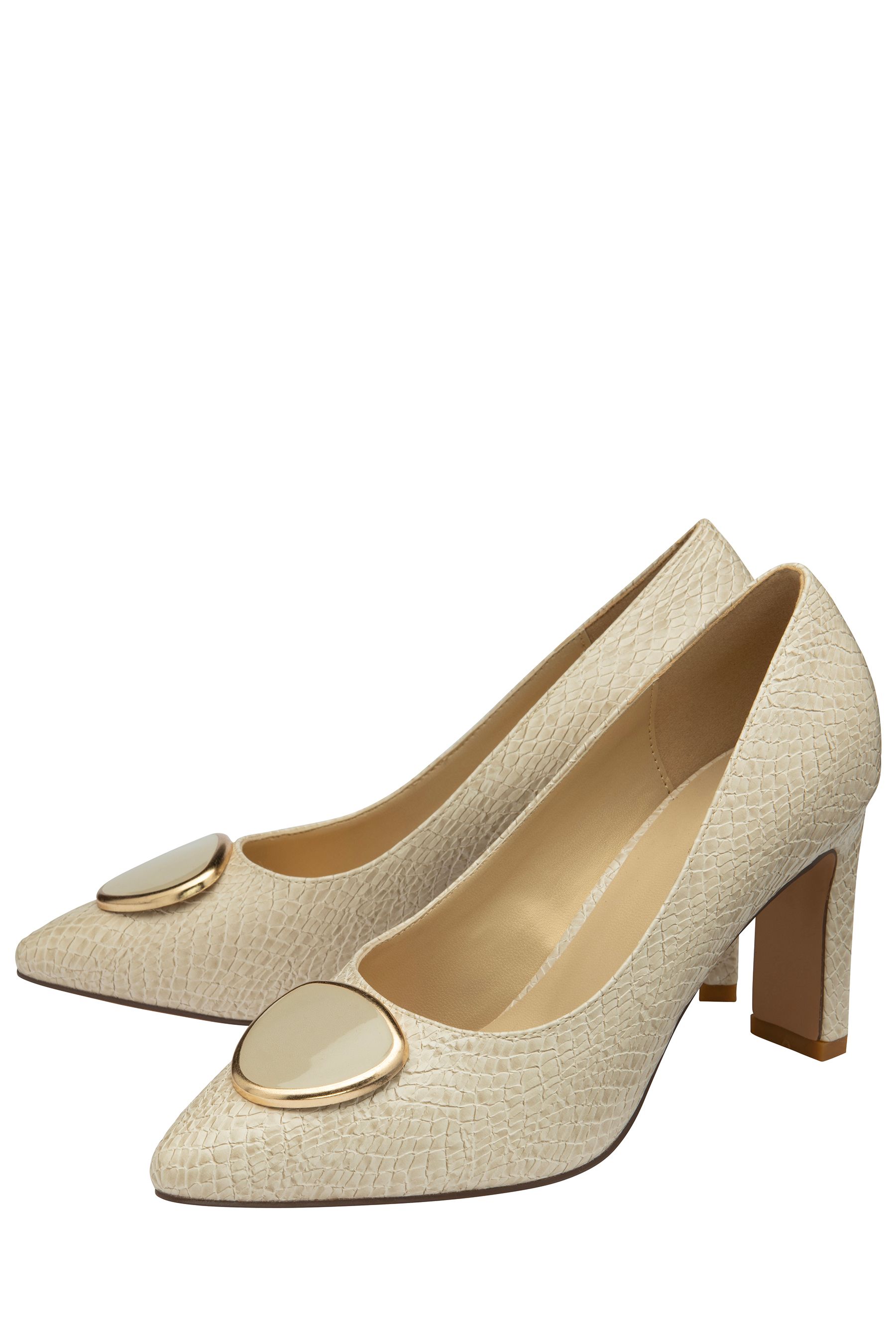 Buy Lotus Natural Rectangular Heel Court Shoes from the Next UK online shop