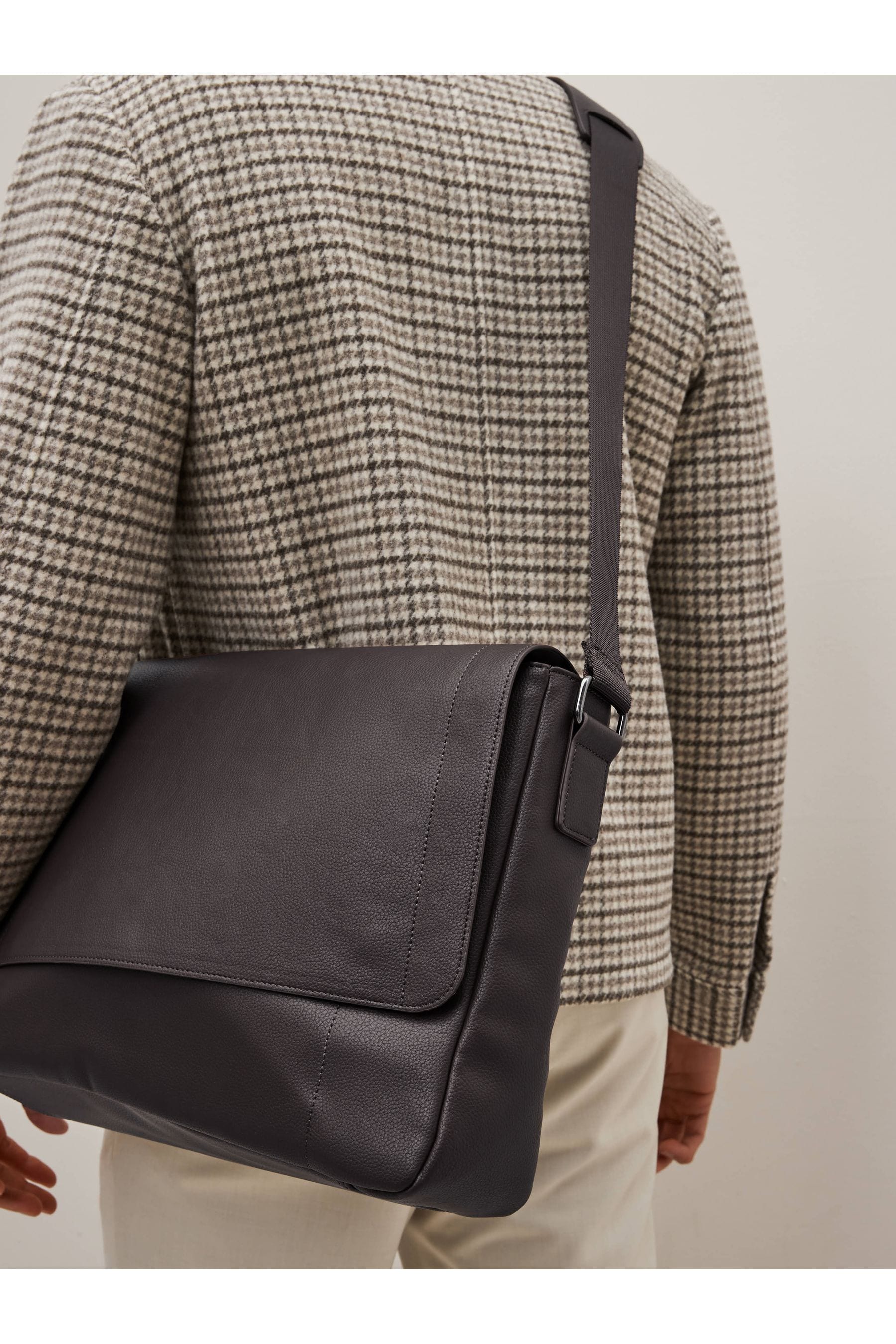 Buy Brown Messenger Bag from the Next UK online shop