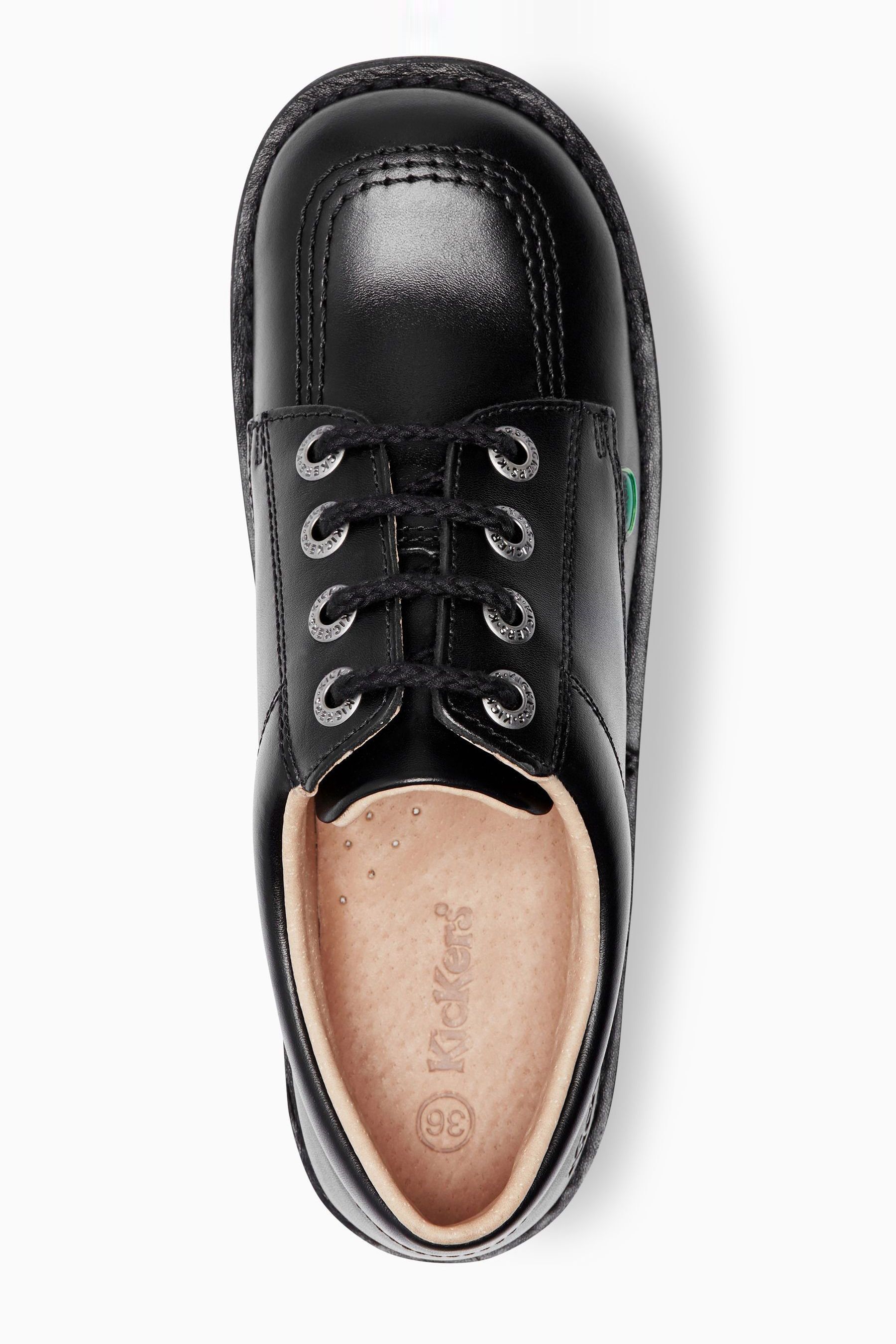 Buy Kickers Youth Kick Lo Leather Black Shoes from the Next UK online shop