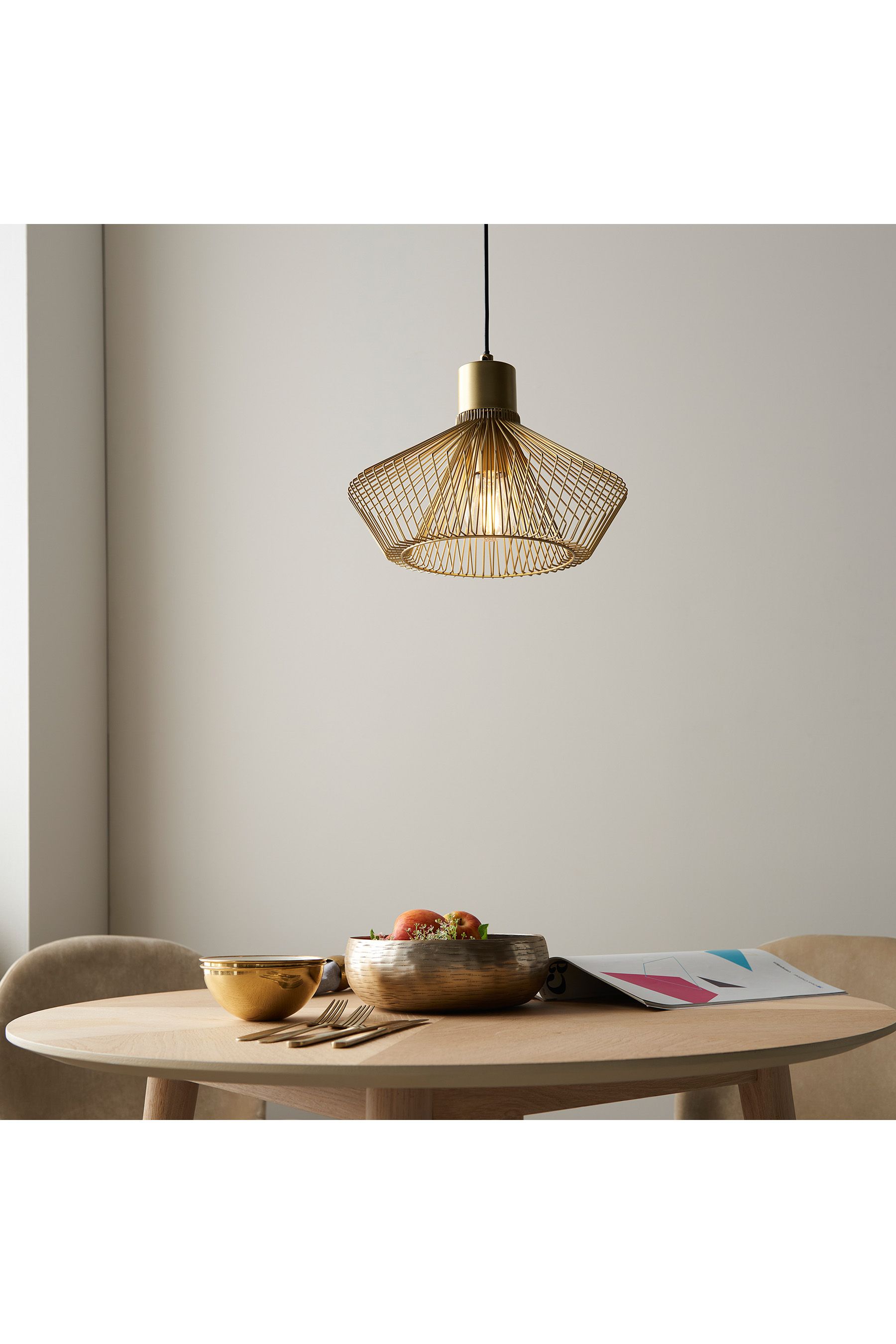 Buy Gallery Home Gold Lizzo Ceiling Light Pendant from the Next UK ...