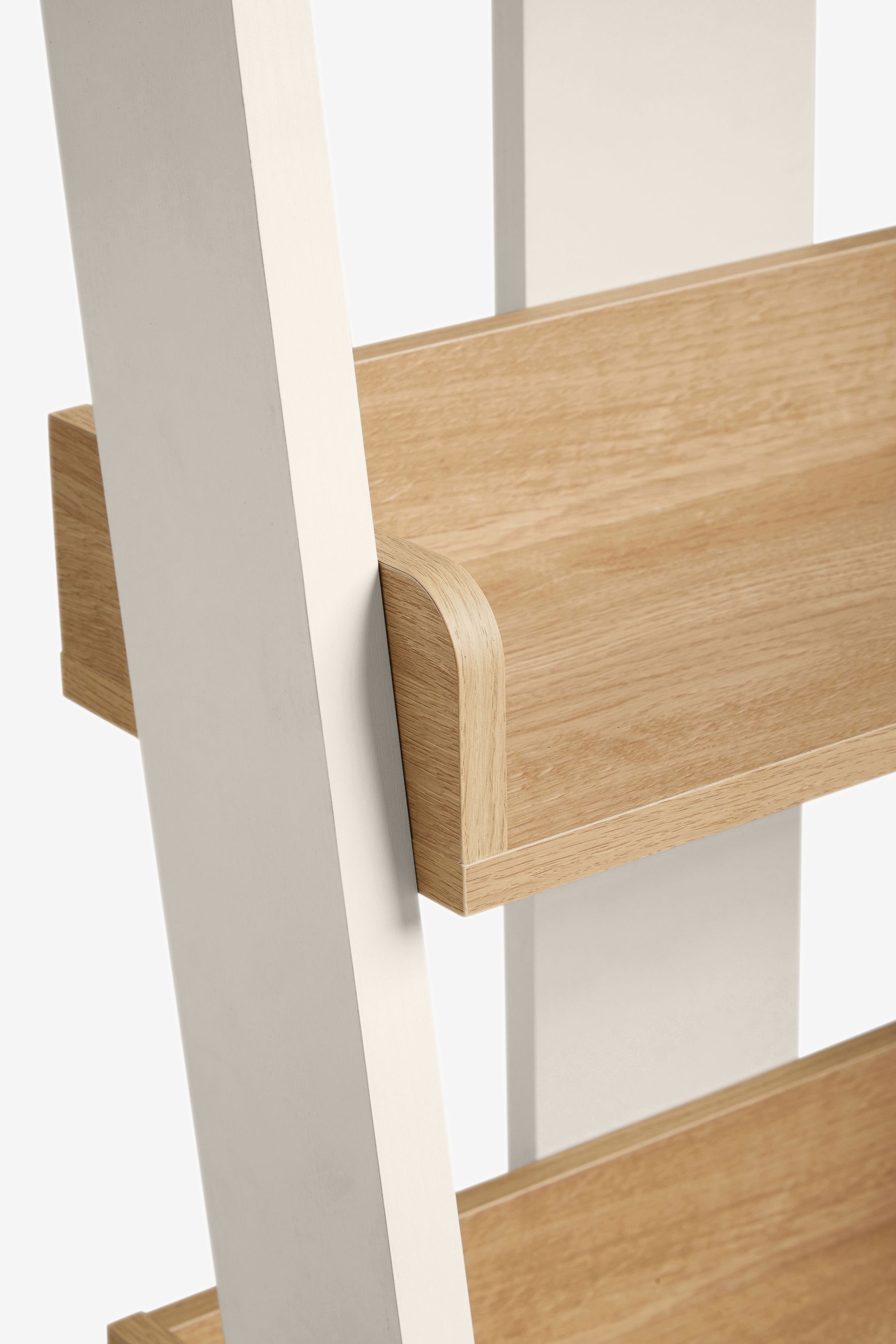 Buy Cream Malvern Oak Effect Narrow Ladder Shelf from Next Ireland
