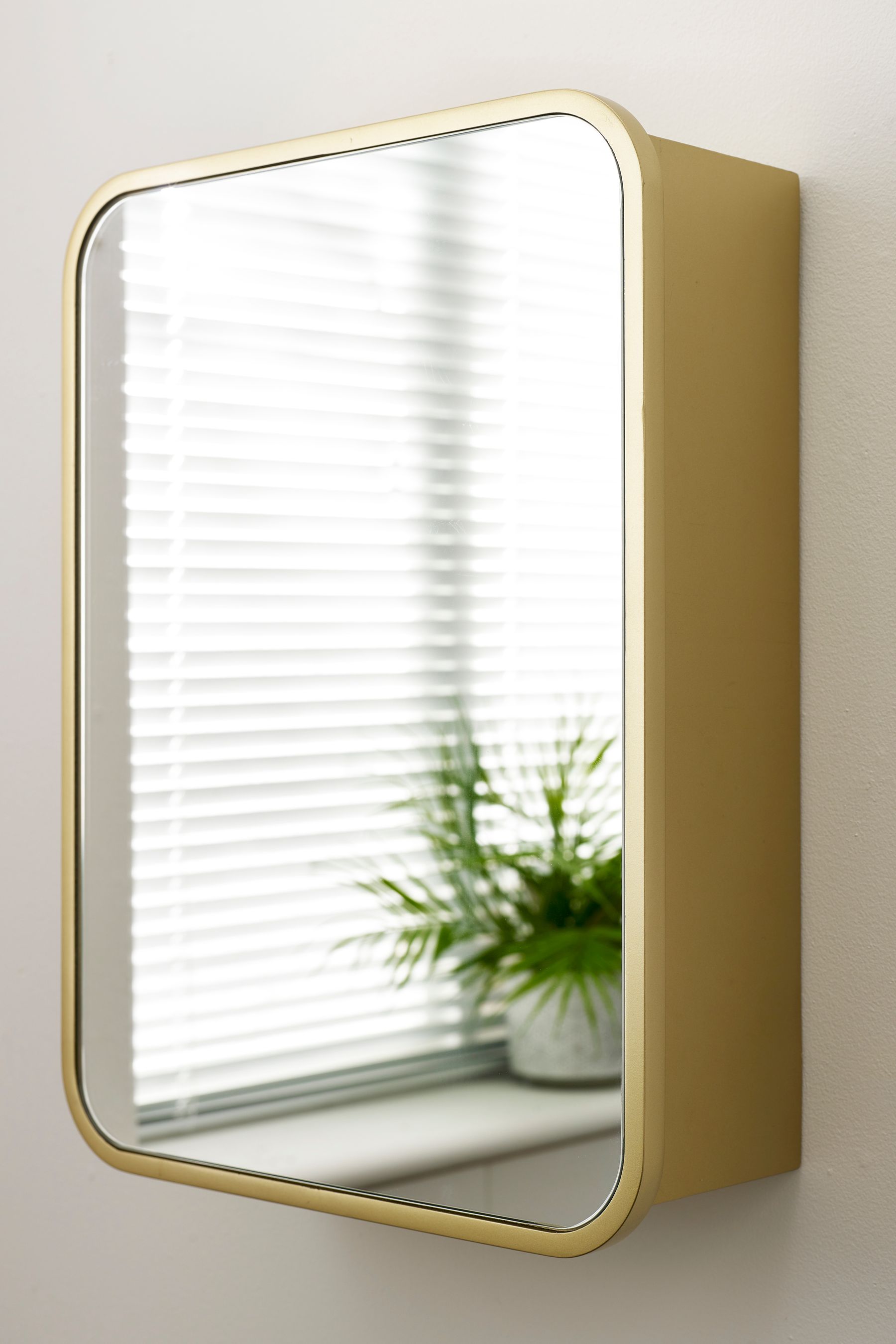 Buy Gold Mirrored Storage Single Wall Cabinet from the Next UK online shop