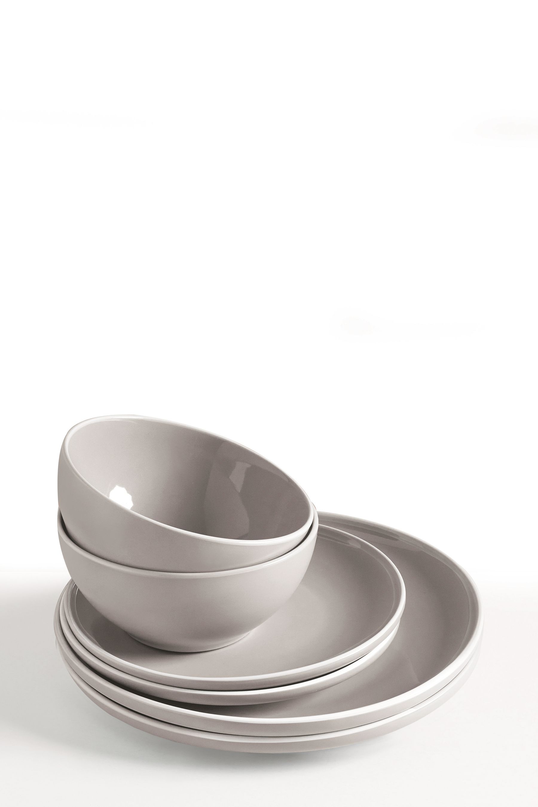Buy 12 Piece Dove Warwick Dinner Set from Next Ireland
