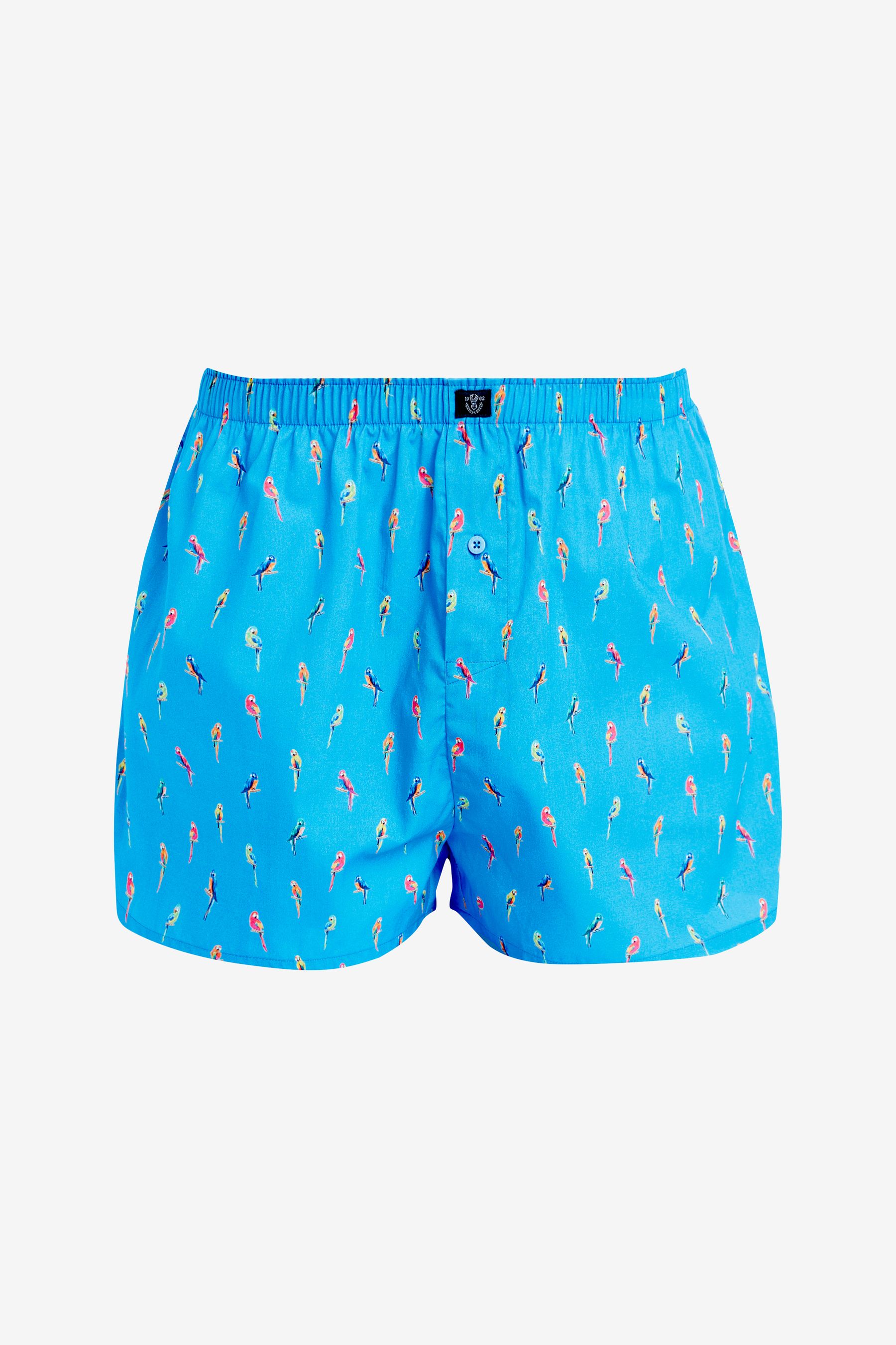 Buy Bright Parrot 4 pack Woven Pure Cotton Boxers from Next Saudi Arabia
