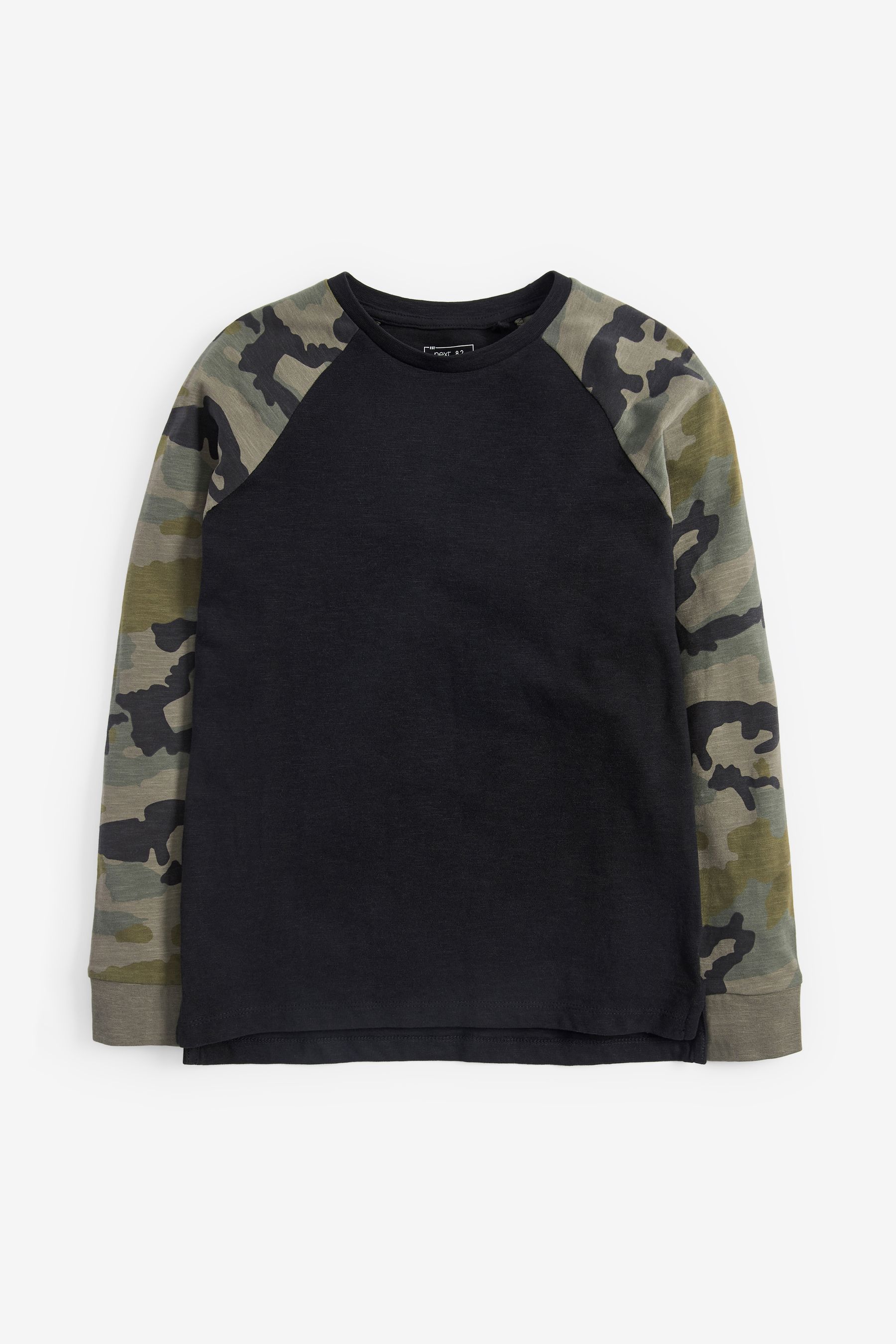 Buy 3 Pack Camo Raglan T-Shirts (3-16yrs) from Next Australia