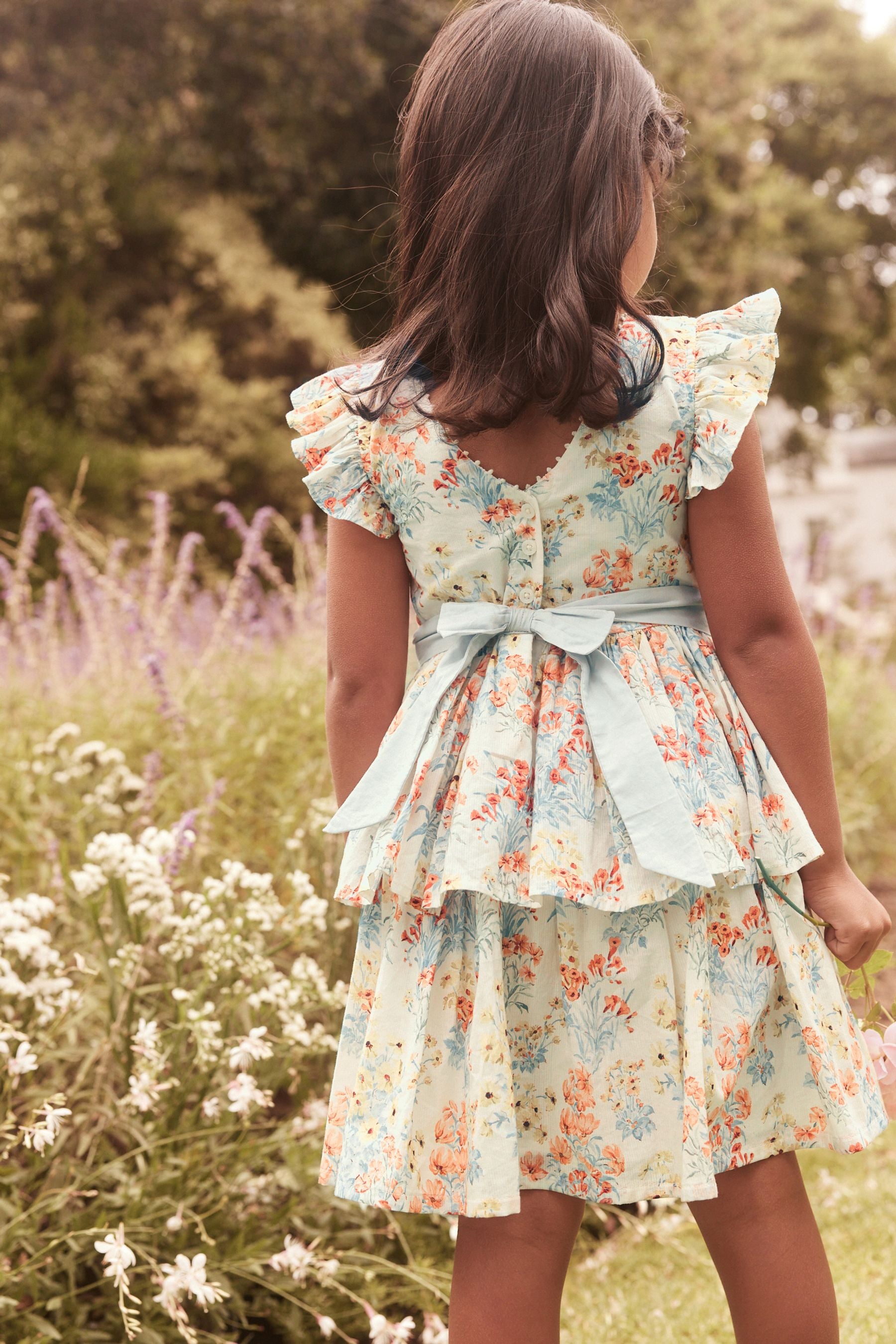 Buy Laura Ashley Ivory Megan Bow Detail Prom Dress from the Next UK ...