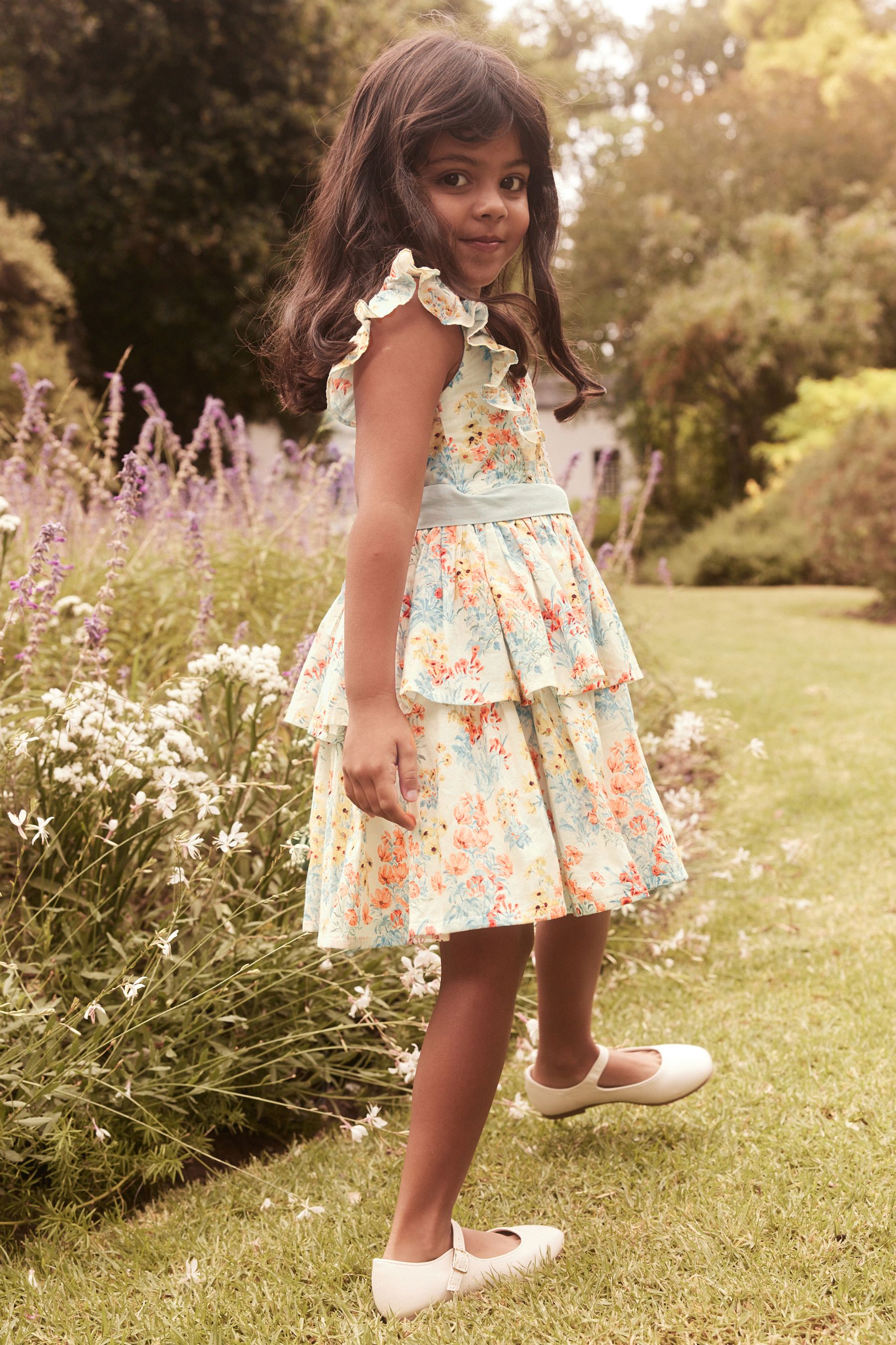 Buy Laura Ashley Ivory Megan Bow Detail Prom Dress from the Next UK ...