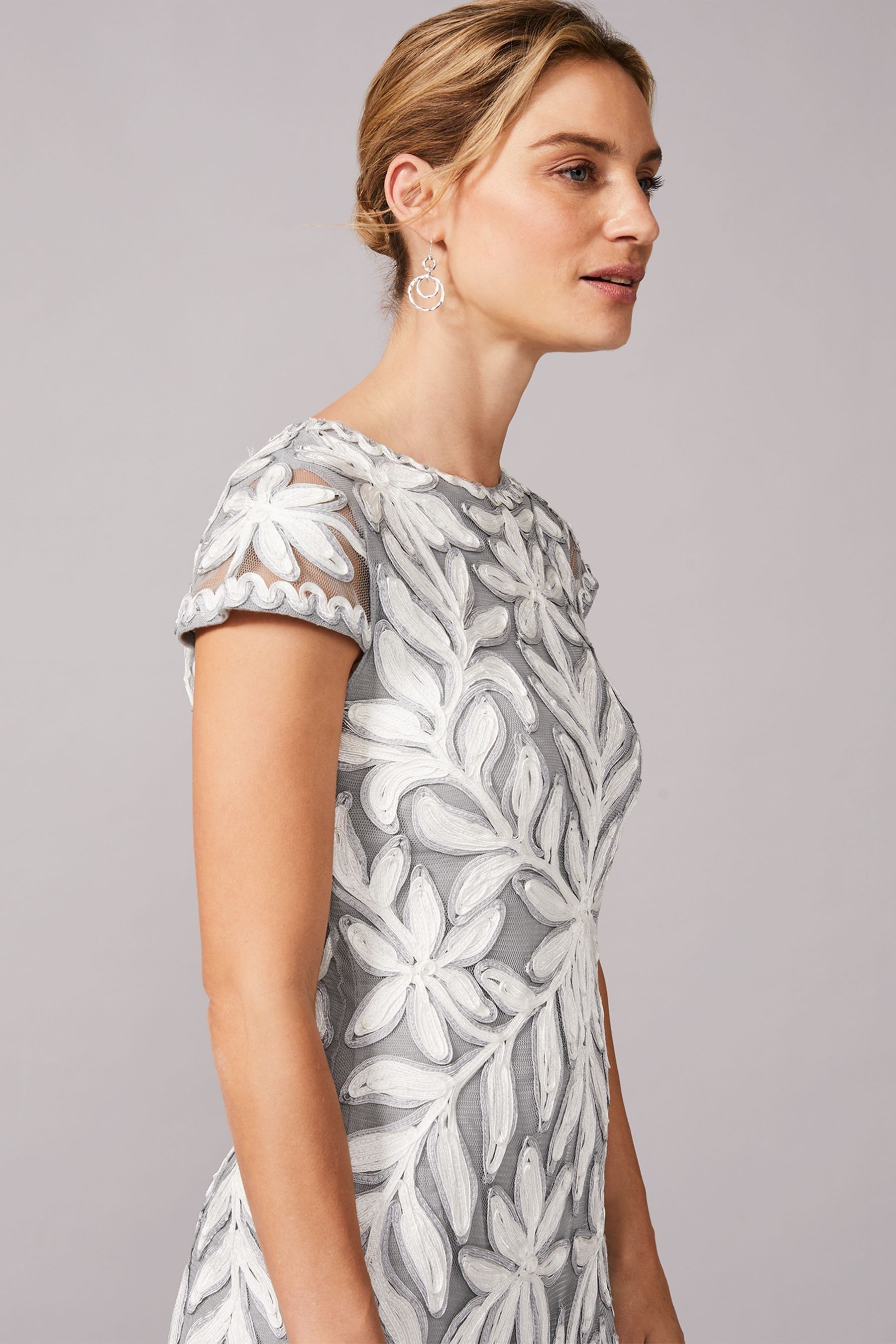 Buy Phase Eight Blue Isobel Tapework Dress from the Next UK online shop