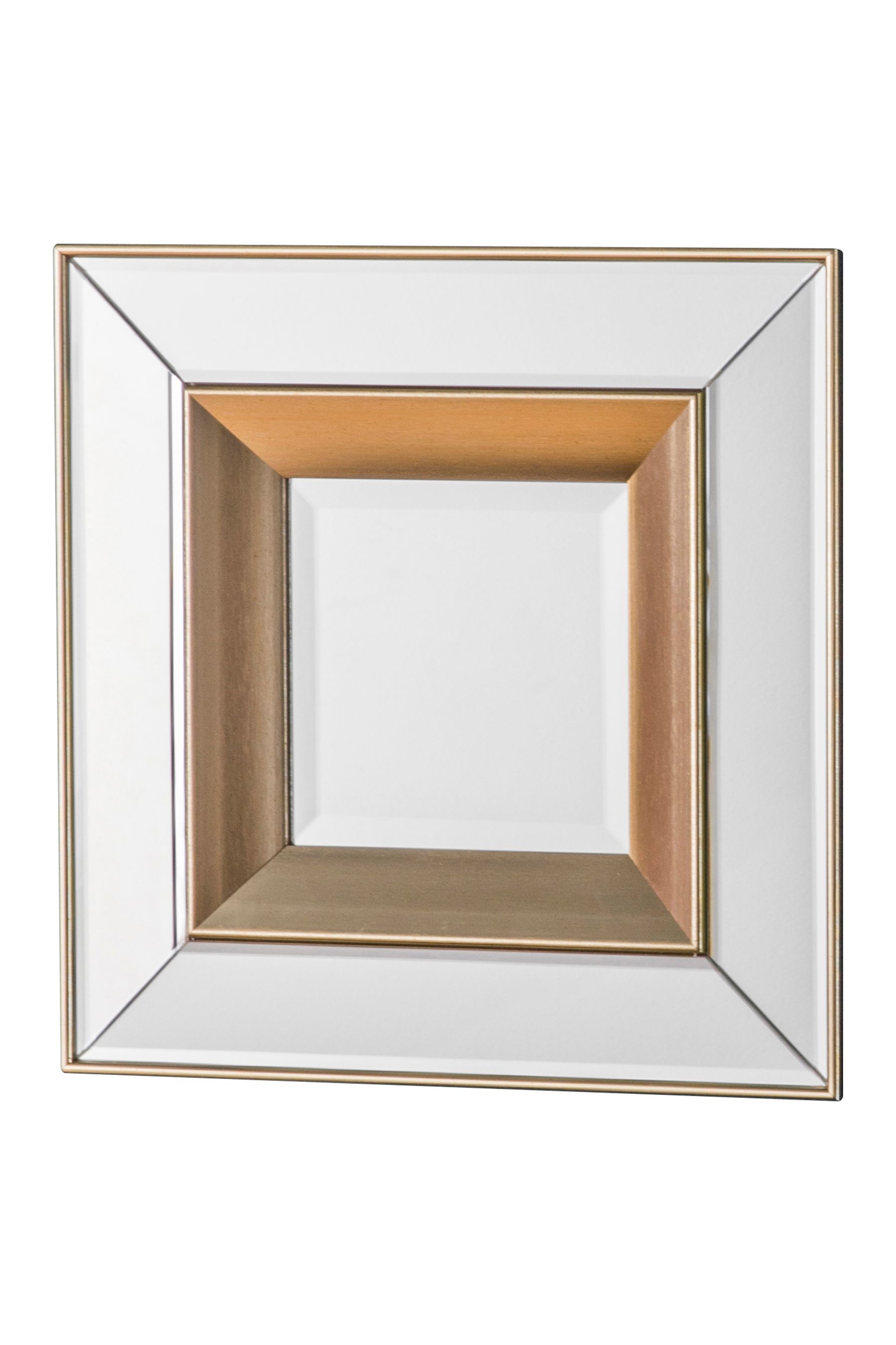 Buy Gallery Home Set of 4 Glass Phantom Square Bevelled Mirrors from ...