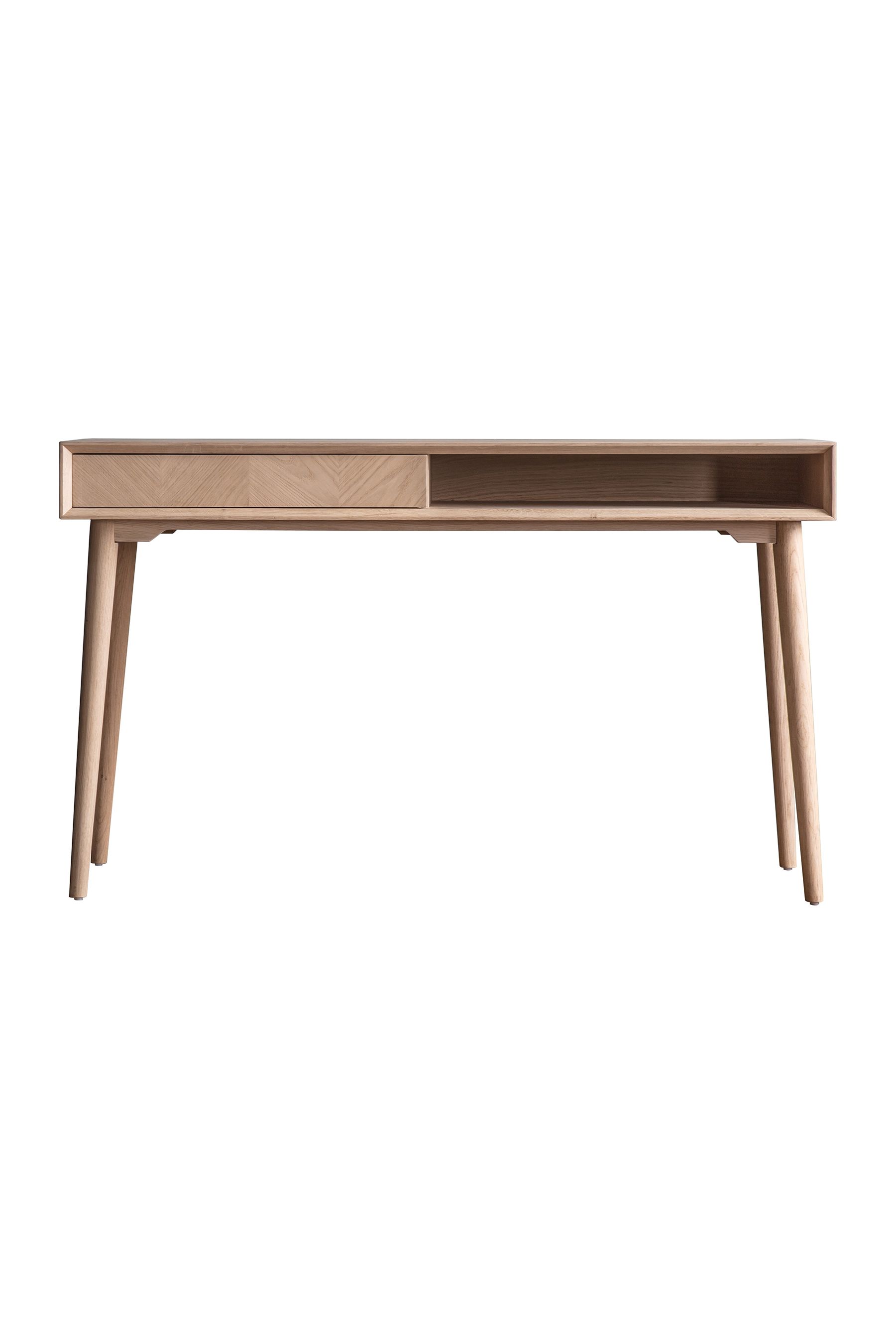 Buy Gallery Home Natural Milano 1 Drawer Desk from the Next UK online shop