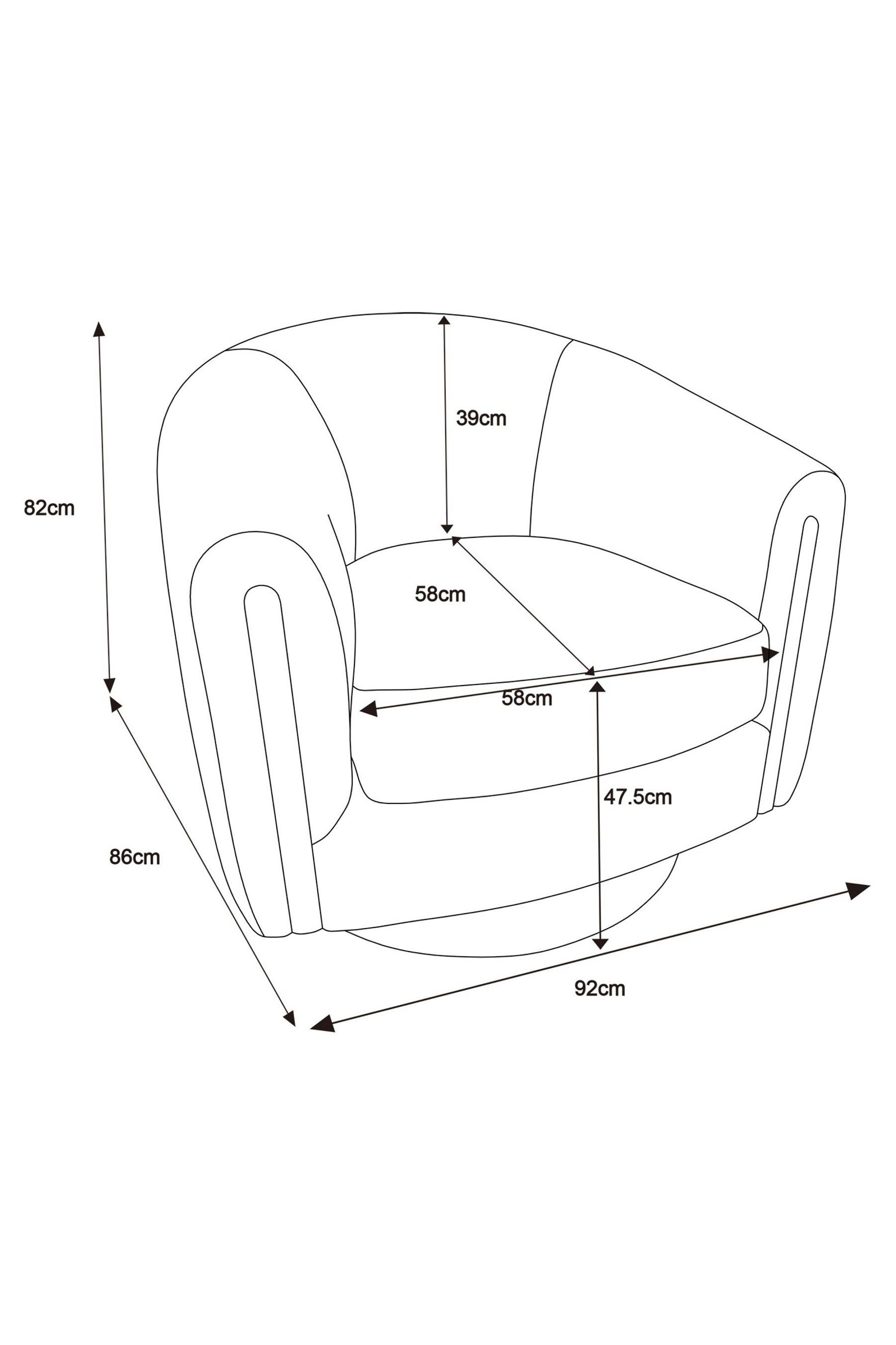 Buy Soft Cosy Boucle Mid Natural Layne Swivel Accent Chair from the ...