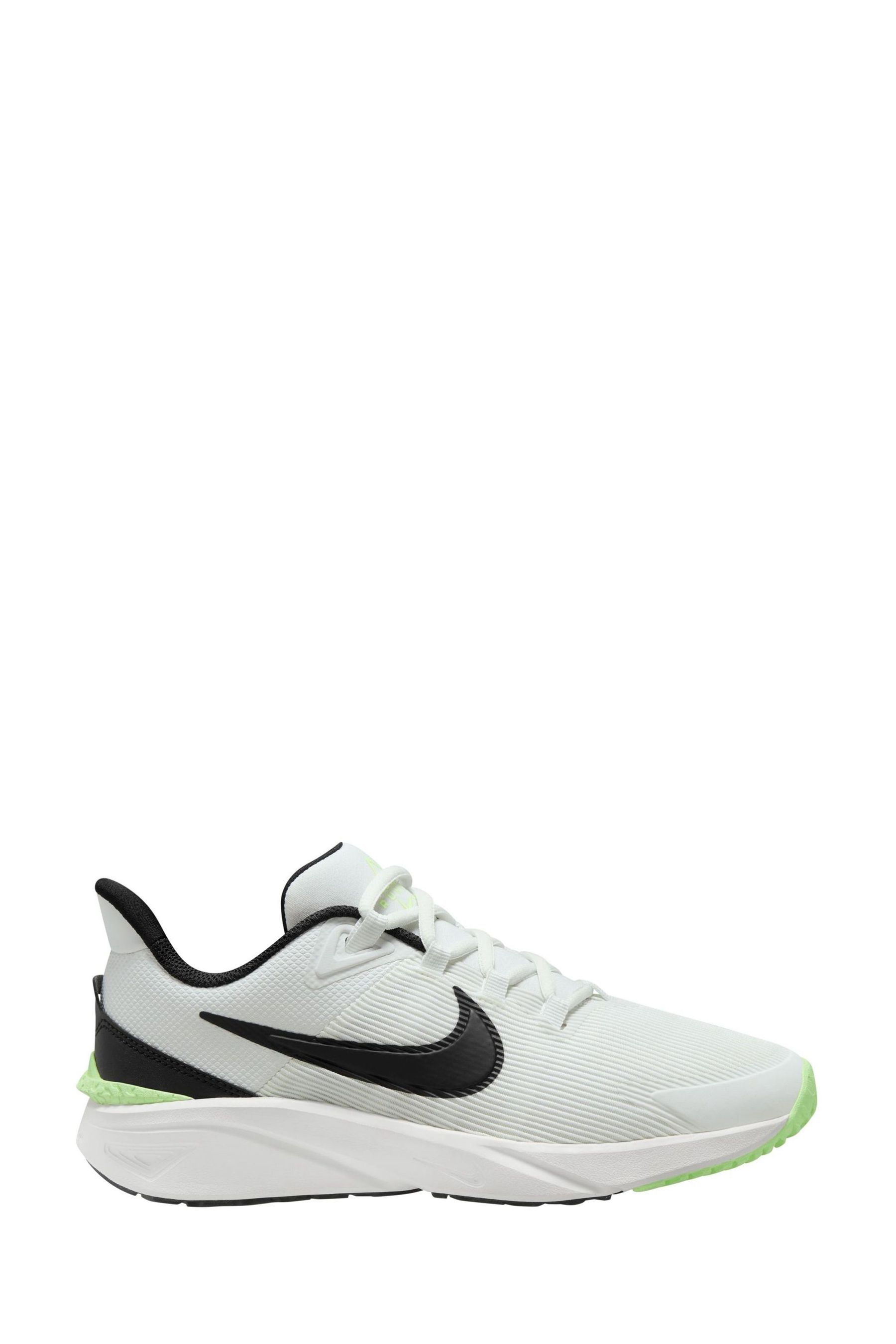 Buy Nike White/Lime Youth Star Runner 4 Trainers from the Next UK ...