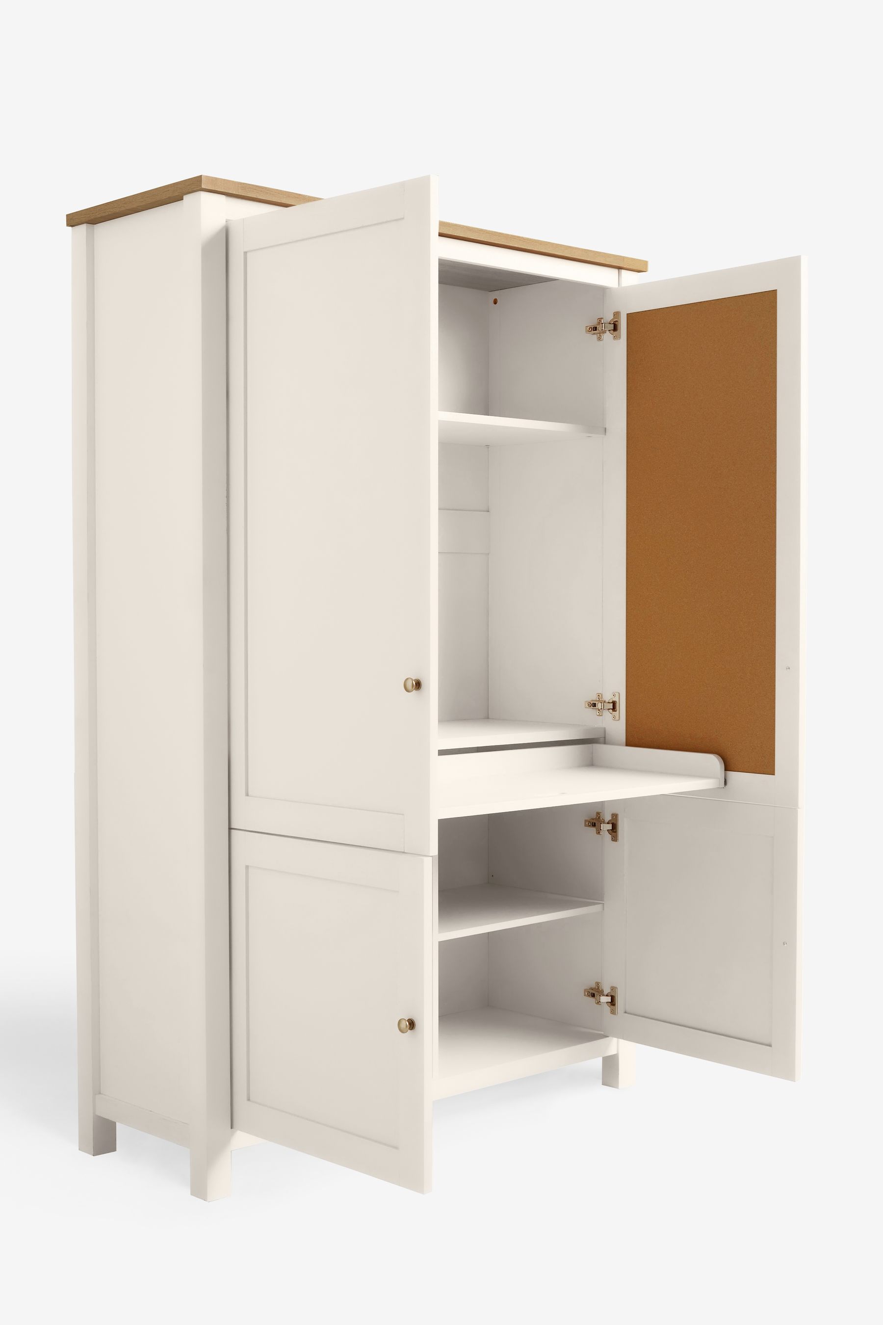 Buy Cream Malvern Oak Effect Hideaway Desk from the Next UK online shop