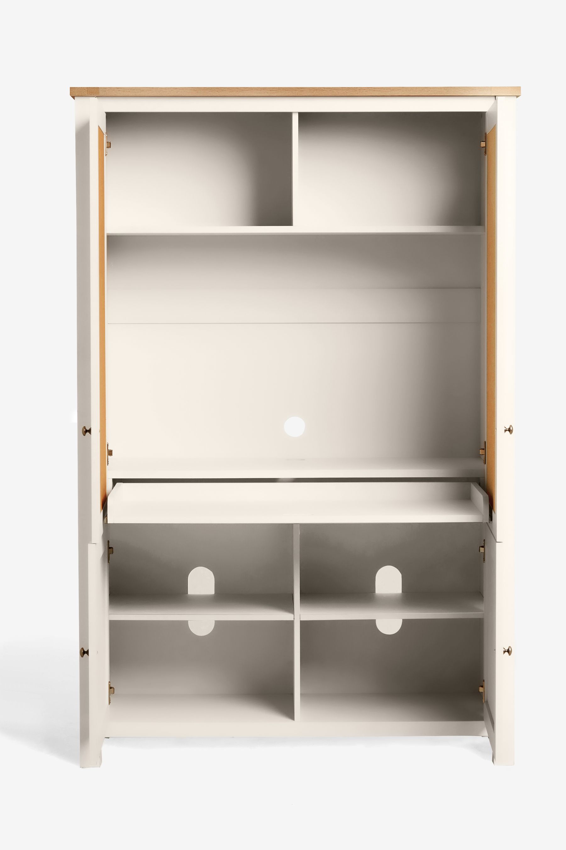 Buy Cream Malvern Oak Effect Hideaway Desk from the Next UK online shop