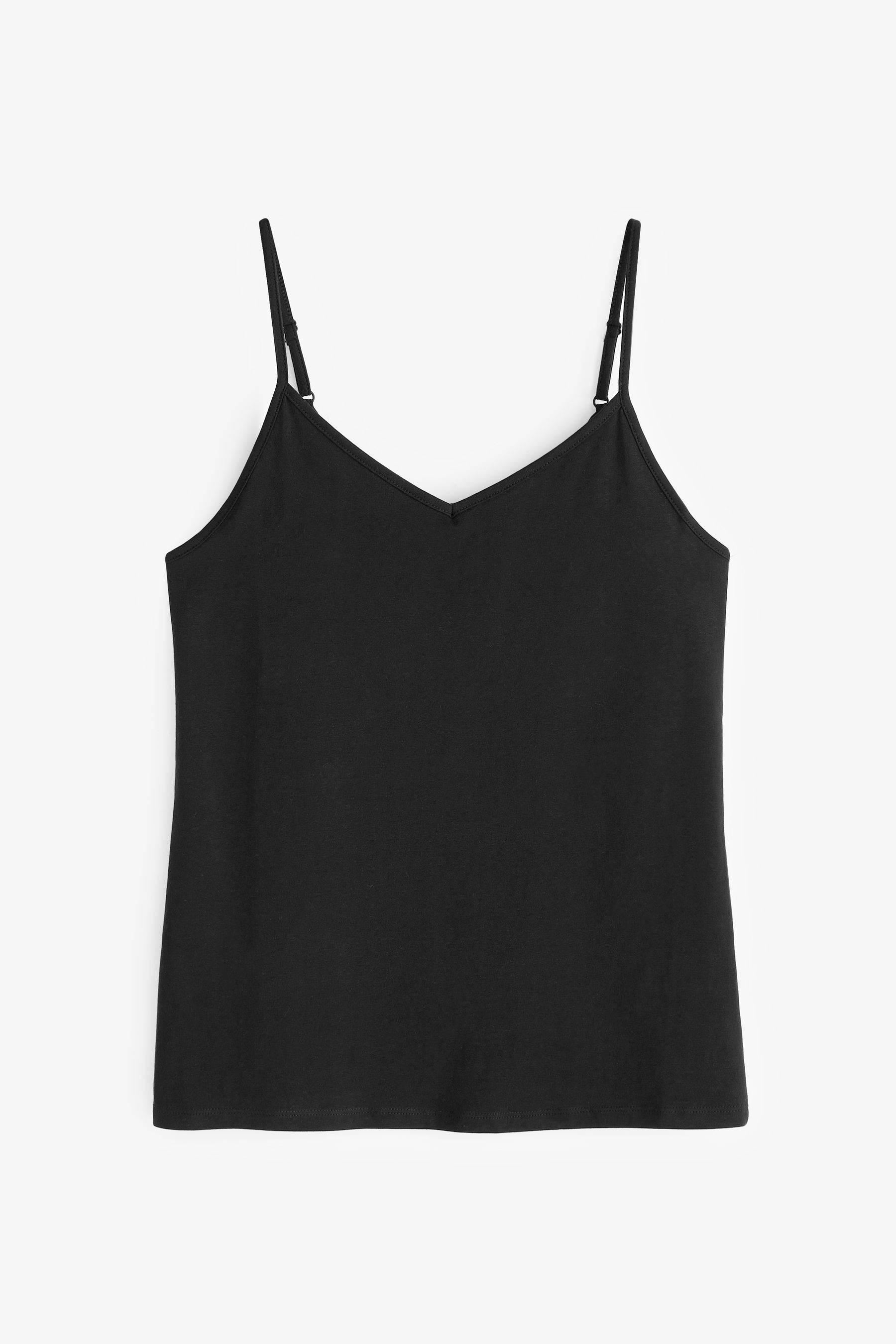 Buy Black V-Neck Thin Strap Vest from the Next UK online shop
