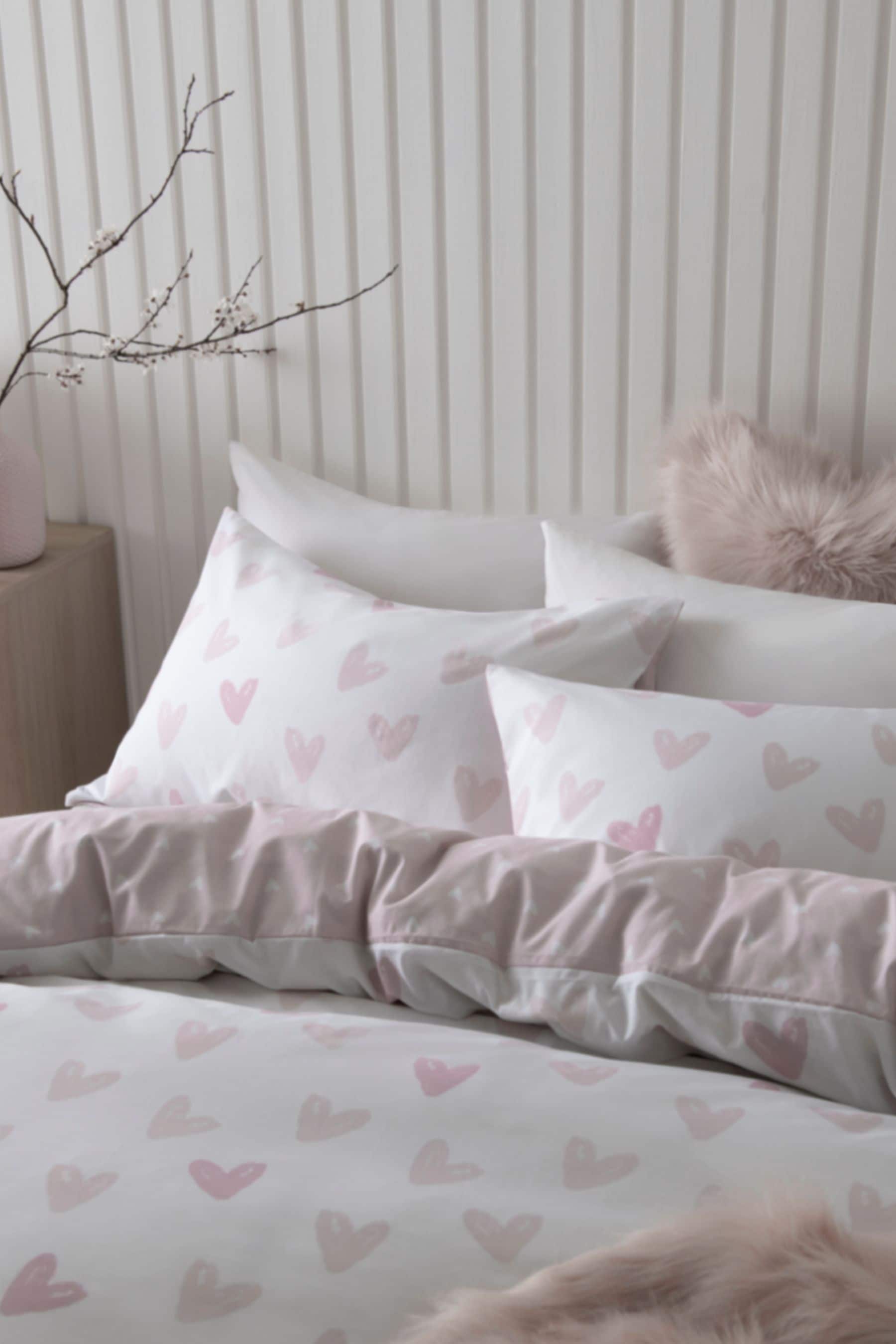 Buy Heart Duvet Cover and Pillowcase Set from Next USA